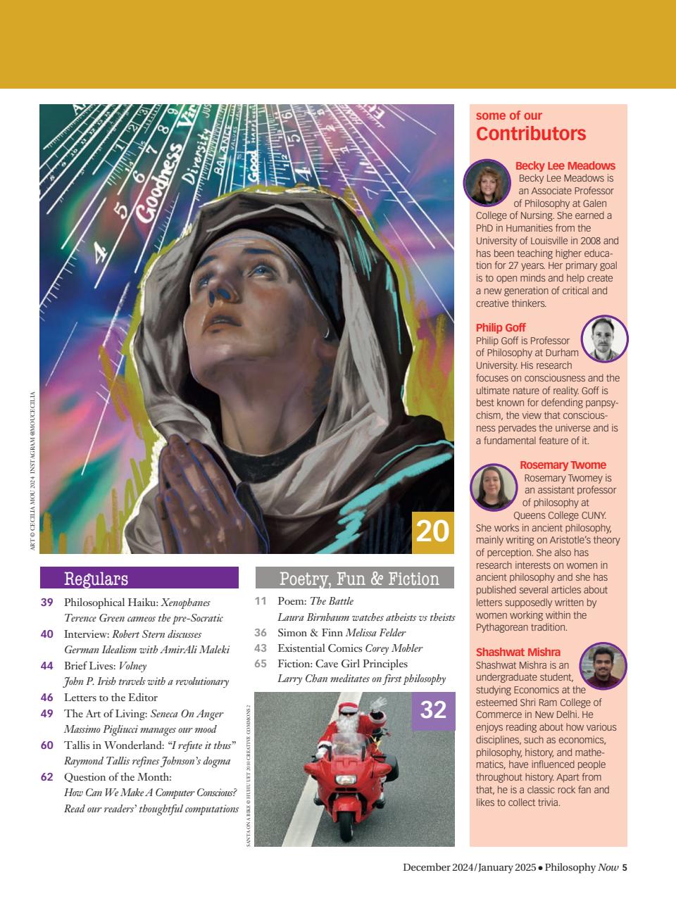 Philosophy Now Magazine Subscriptions and December 2024 / January 2025 ...