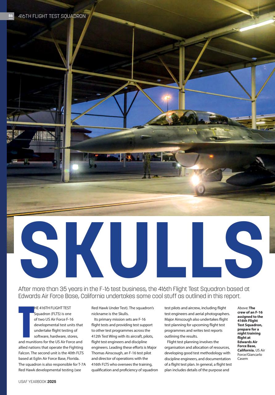 AirForces Monthly Magazine - USAF Air Power Yearbook 2025 Speciale Editie