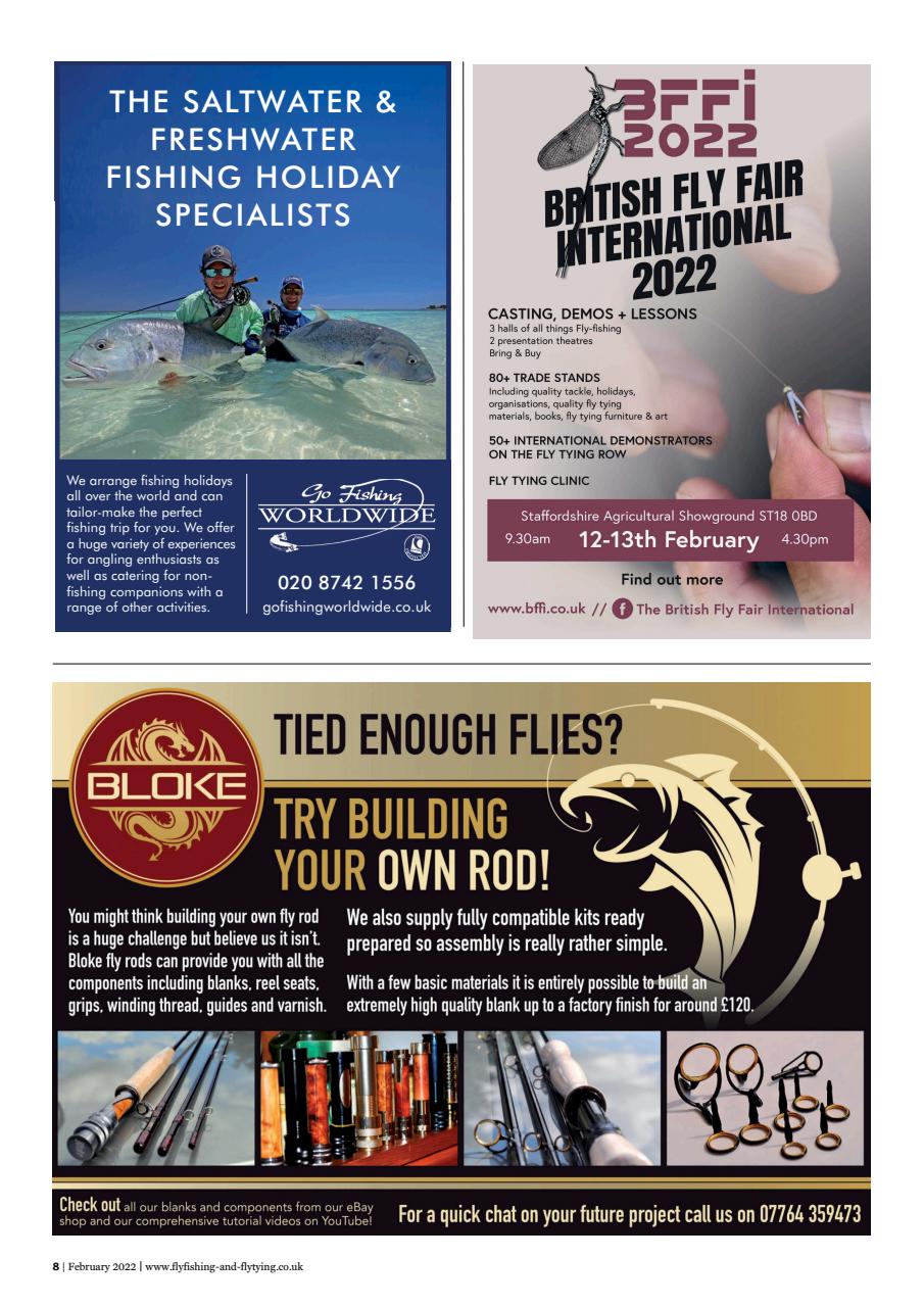 Fly Fishing and Fly Tying Magazine - February 2022 Back Issue