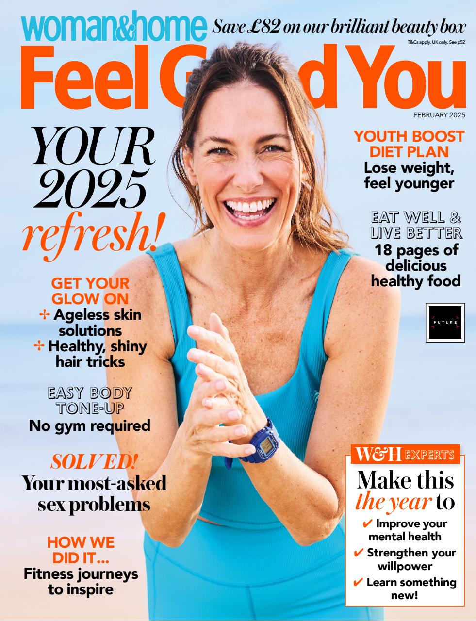Woman&Home Feel Good You Magazine Subscriptions and February 2025 Issue