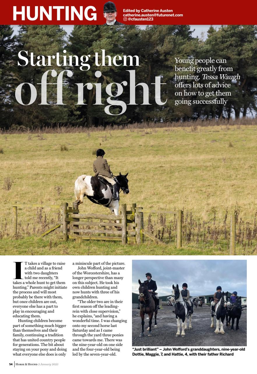 Horse & Hound Magazine - 3 Jan 2025 Back Issue