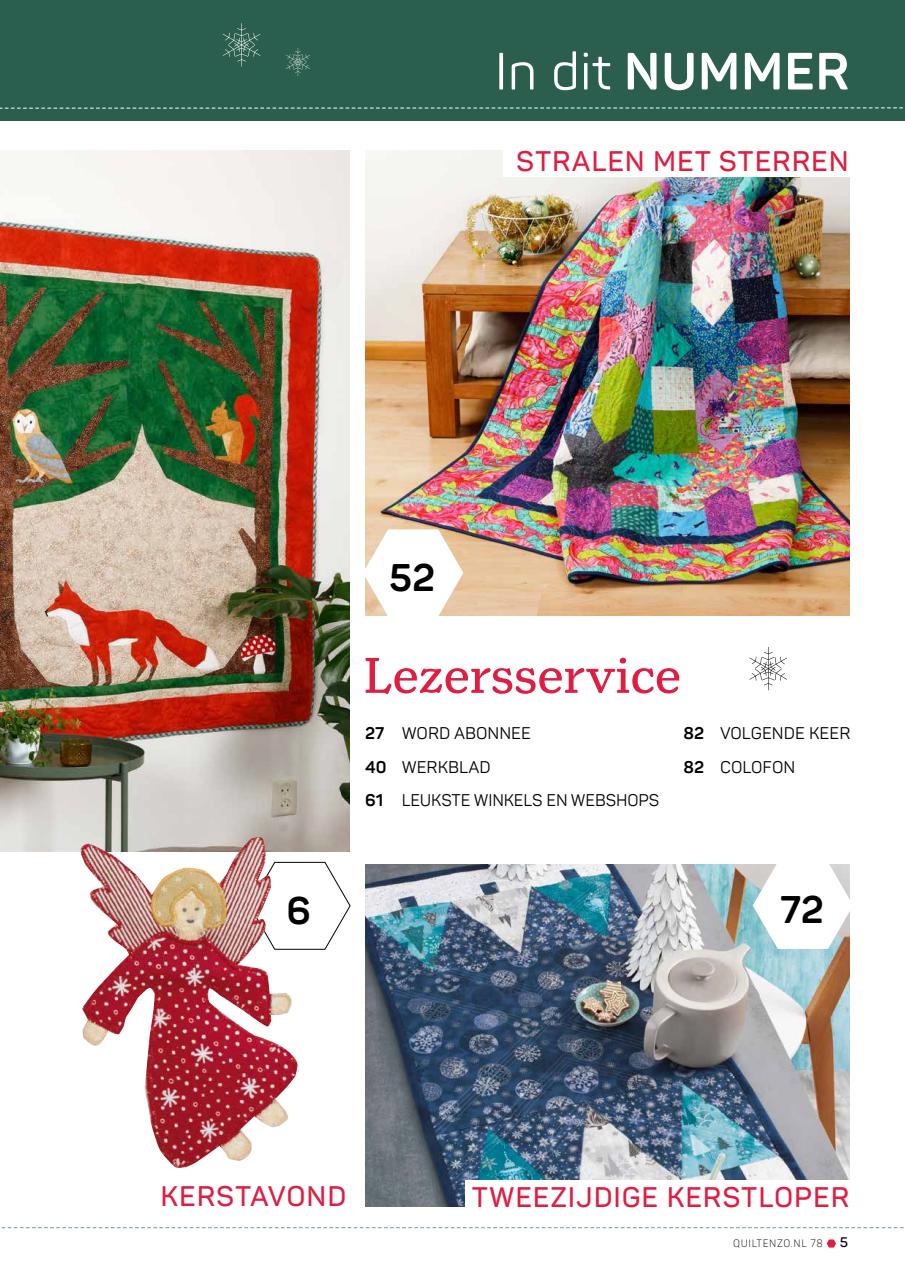 Stitch & Quilt (Quilt & Zo) Magazine - Quilt & Zo 78 Back Issue