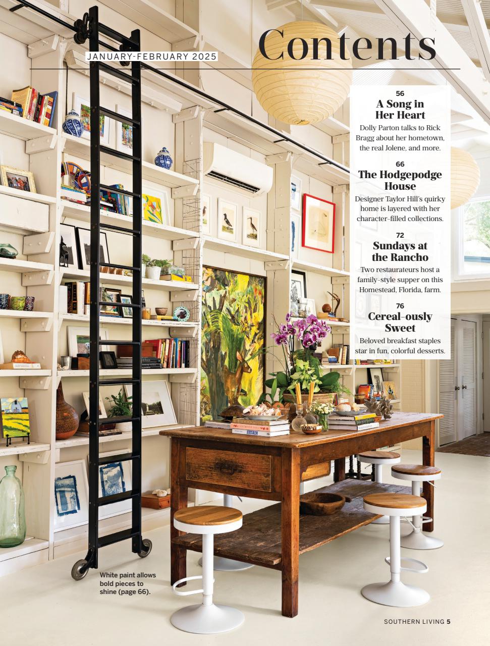 Southern Living Magazine Subscriptions and January/February 2025 Issue