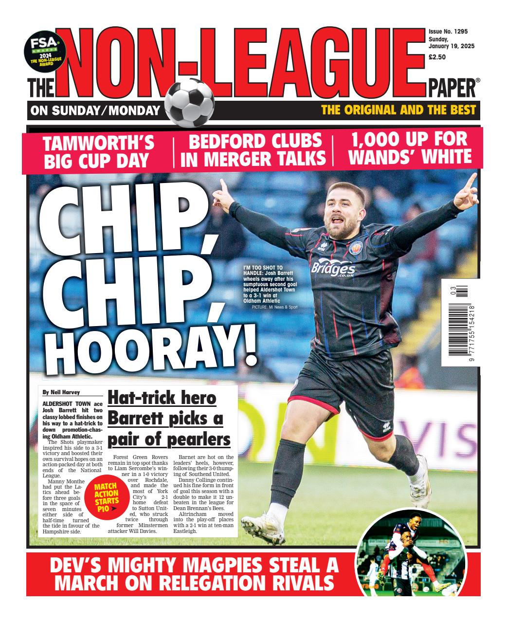 The Non-League Football Paper Magazine - 19th January 2025 Back Issue