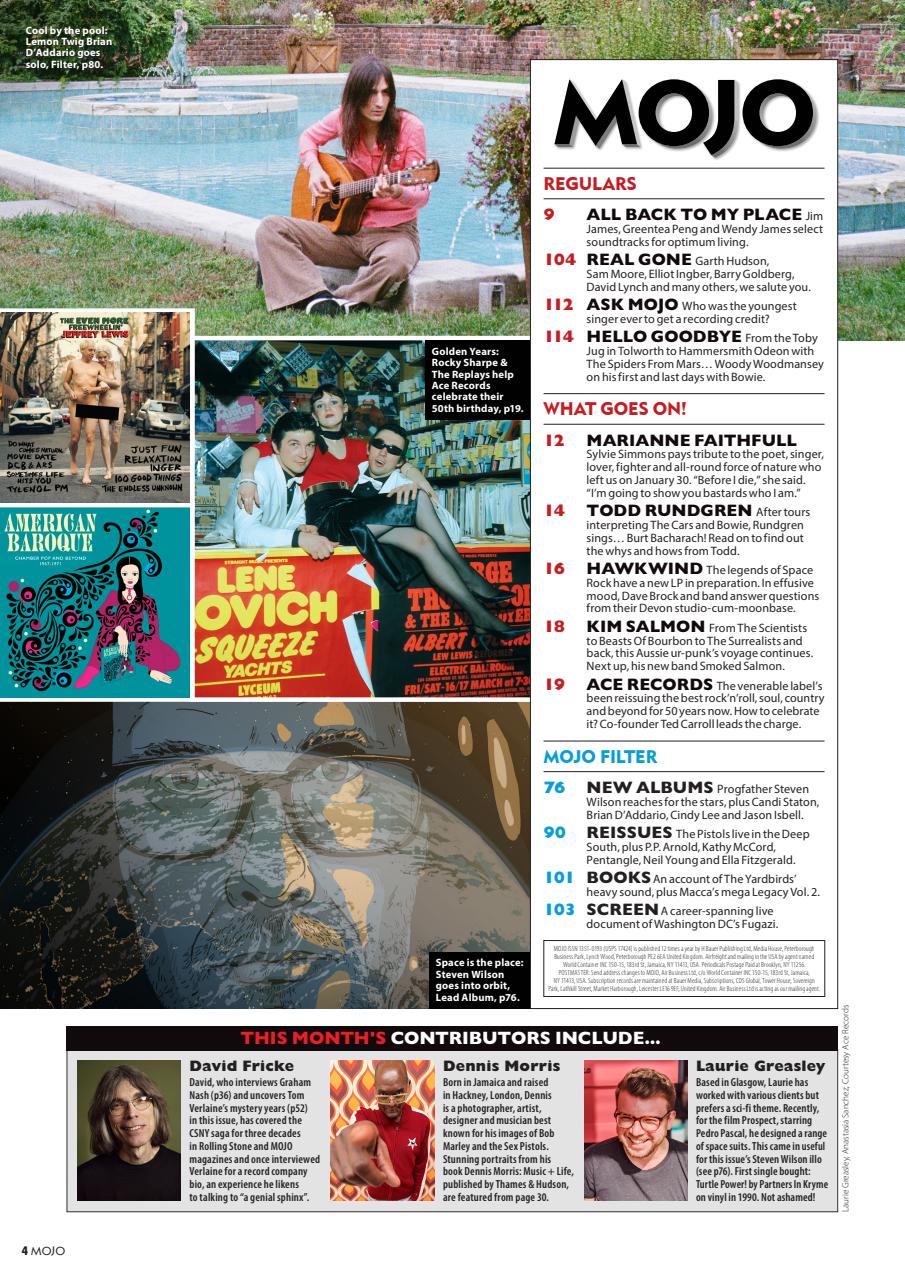 Mojo Magazine Subscriptions and Apr-25 Issue