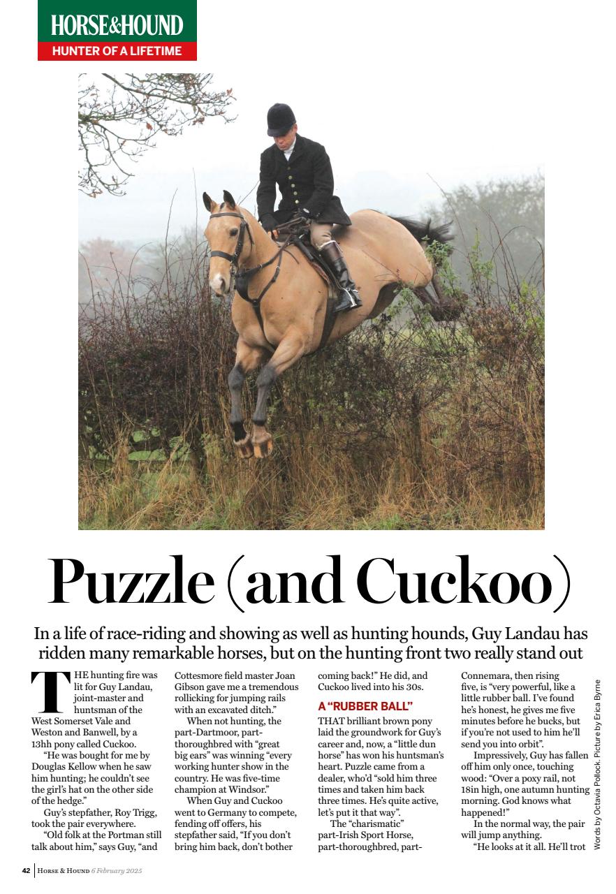Horse & Hound Magazine - 6 Feb 2025 Back Issue