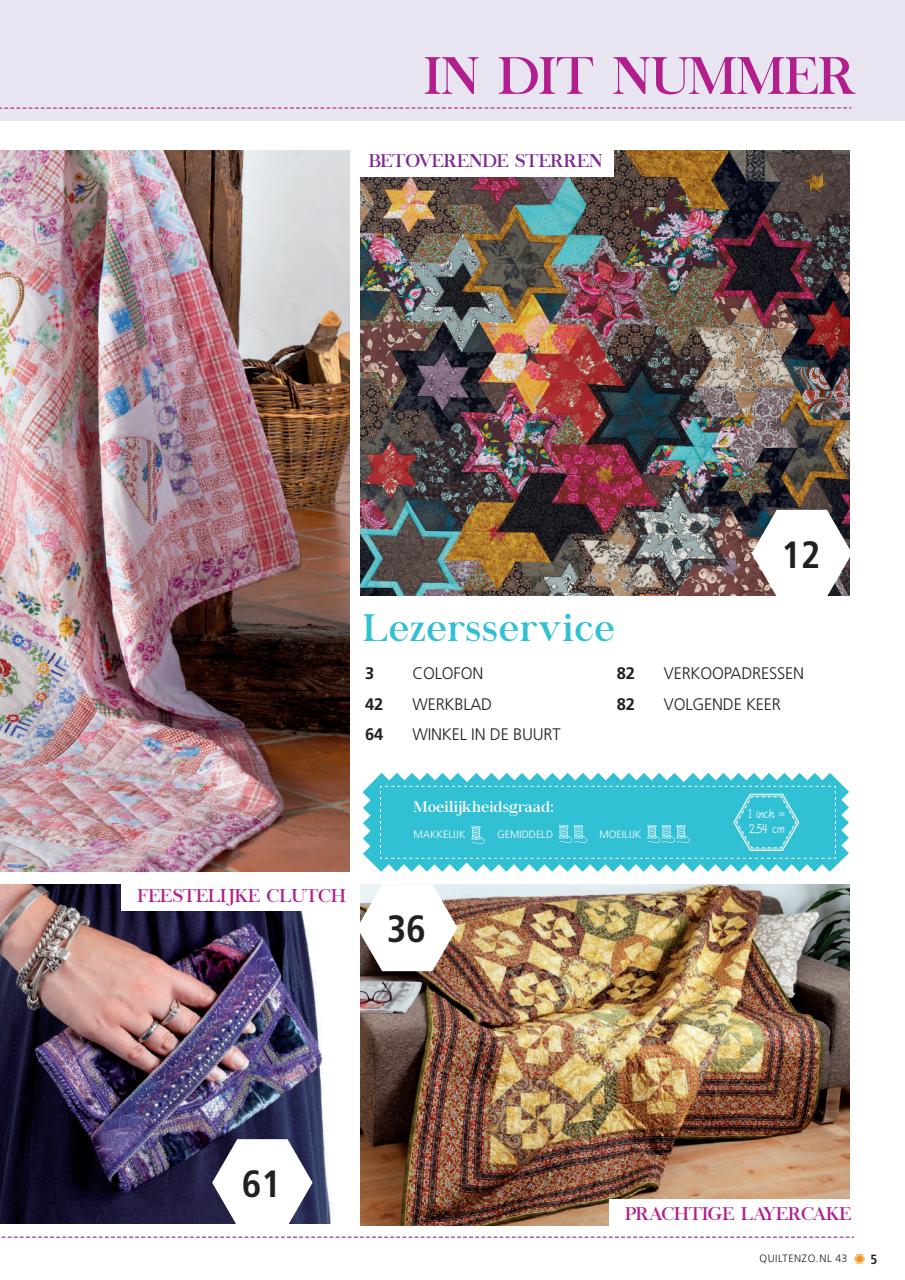 Stitch & Quilt (Quilt & Zo) Magazine - Quilt & Zo 43 Back Issue