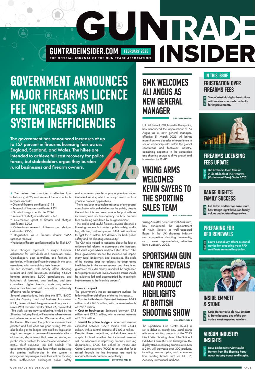 Gun Trade Insider Magazine - February 2025 Edición anterior