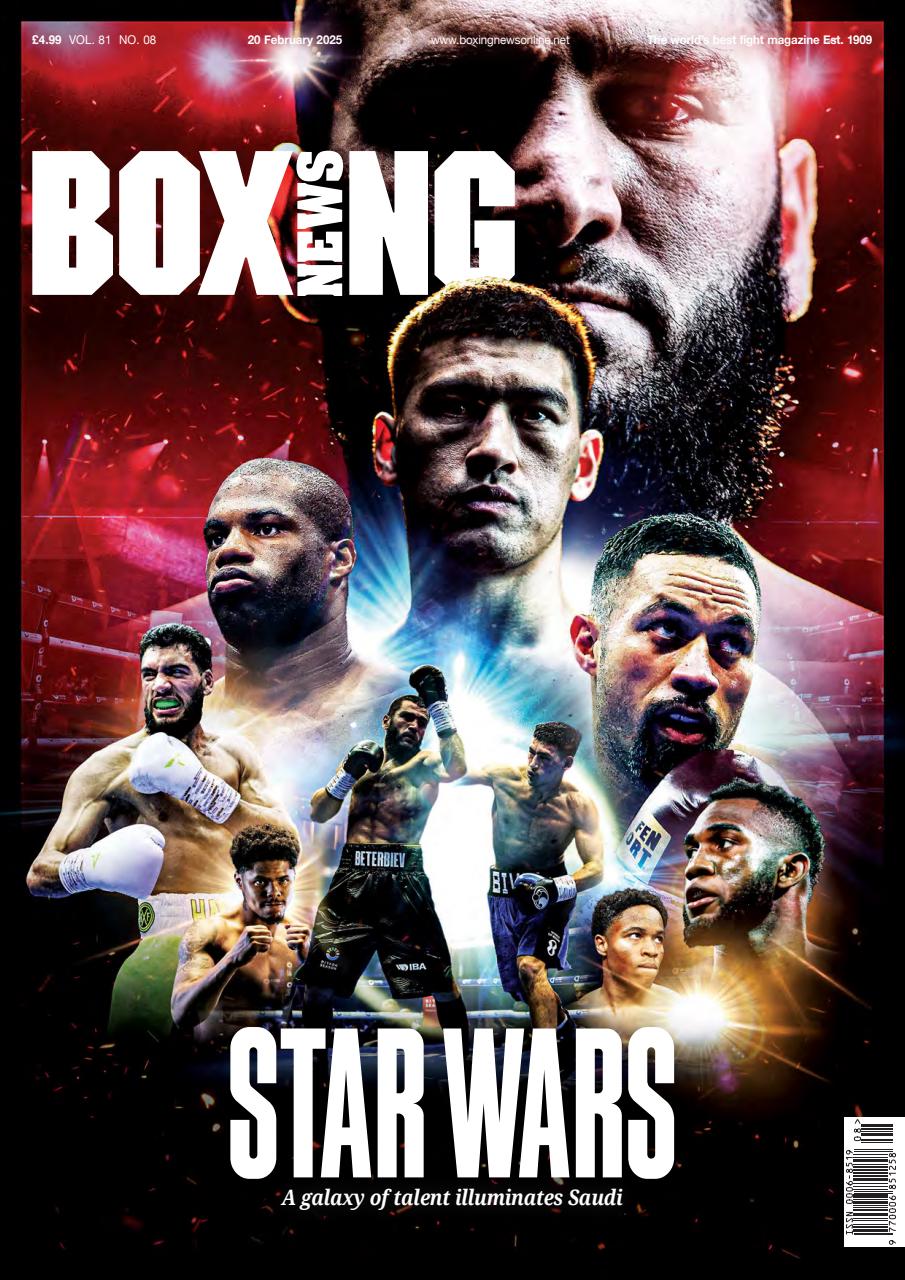 Boxing News Magazine Subscriptions and February 20 2025 Issue