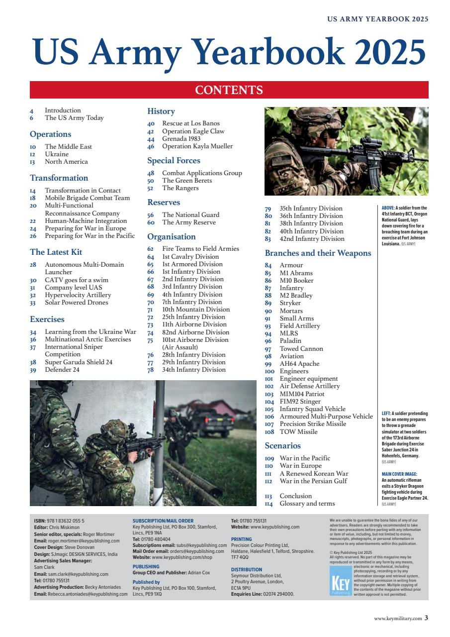 AirForces Monthly Magazine - US Army Yearbook 2025 Sonderausgabe