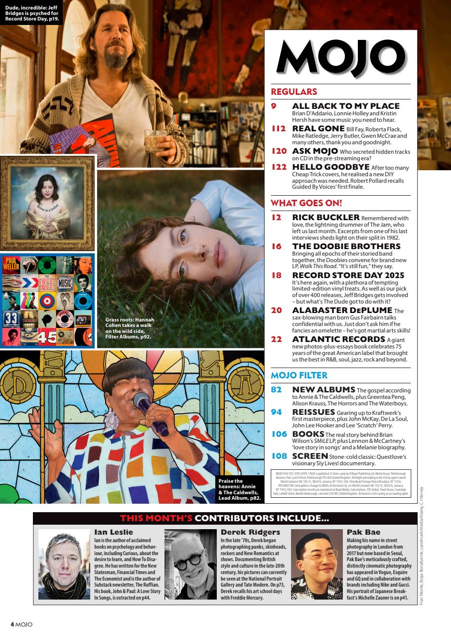 Mojo Magazine Subscriptions and May-25 Issue
