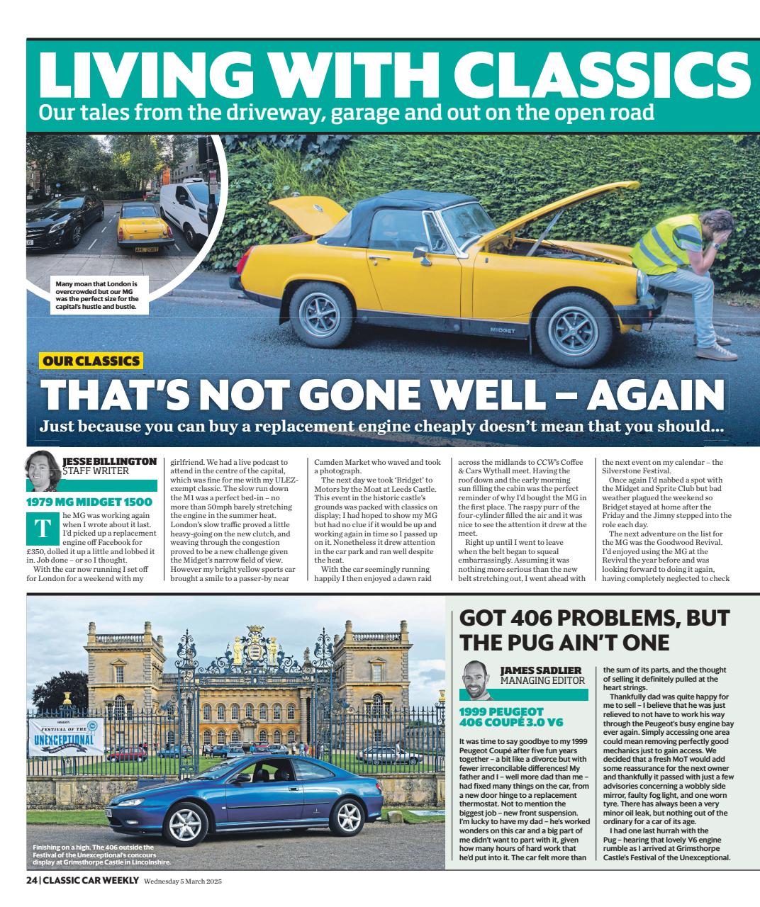 Classic Car Weekly Magazine - 5-Mar-2025 Zurück Ausgabe