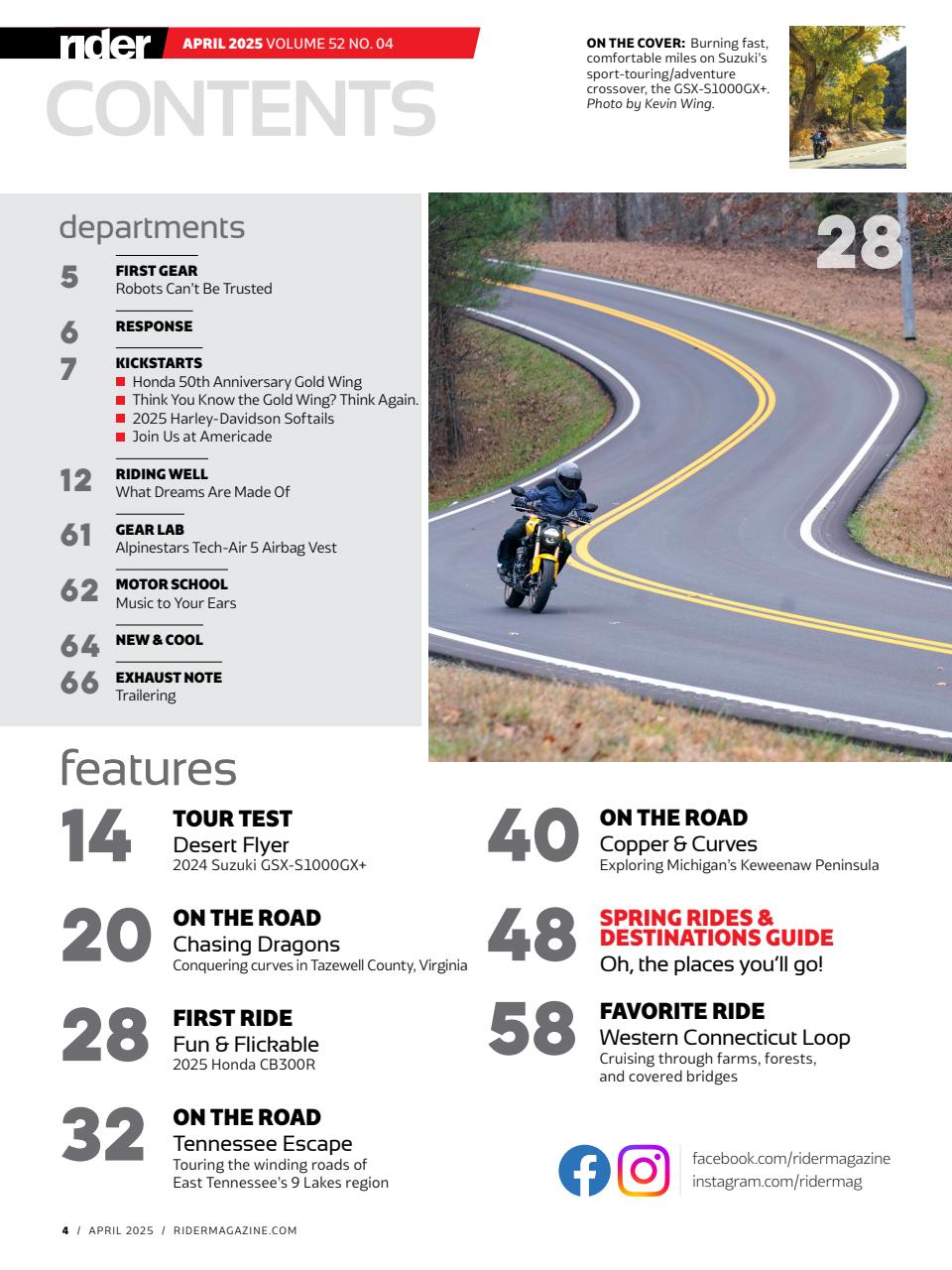 Rider Magazine - April 2025 Back Issue