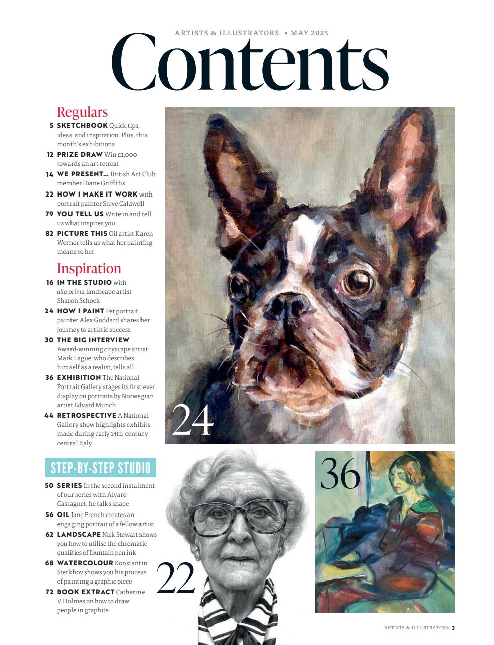 Artists & Illustrators Magazine Subscriptions and May 2025 Issue