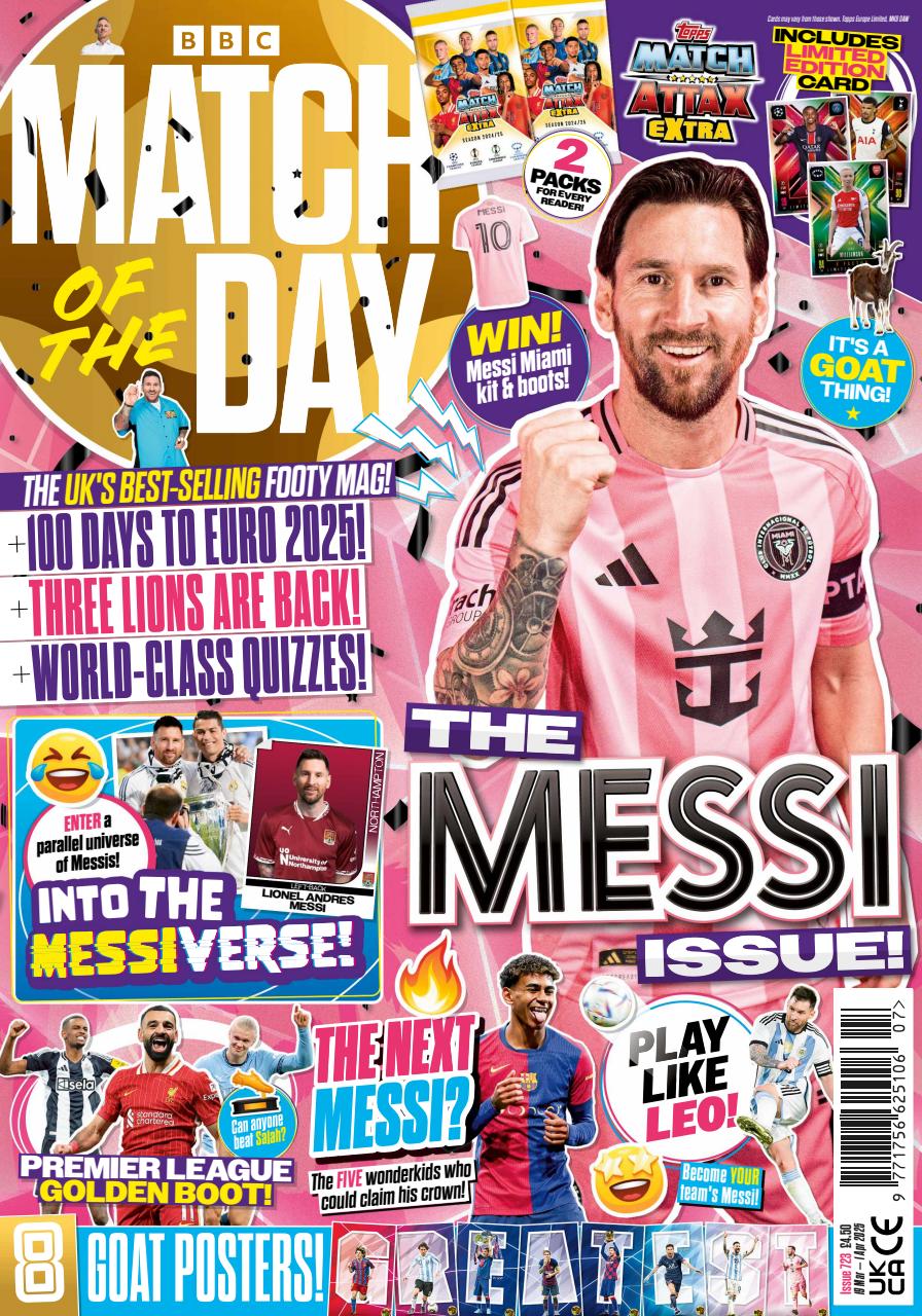 Match of the Day Magazine Subscriptions and Issue 723 Issue