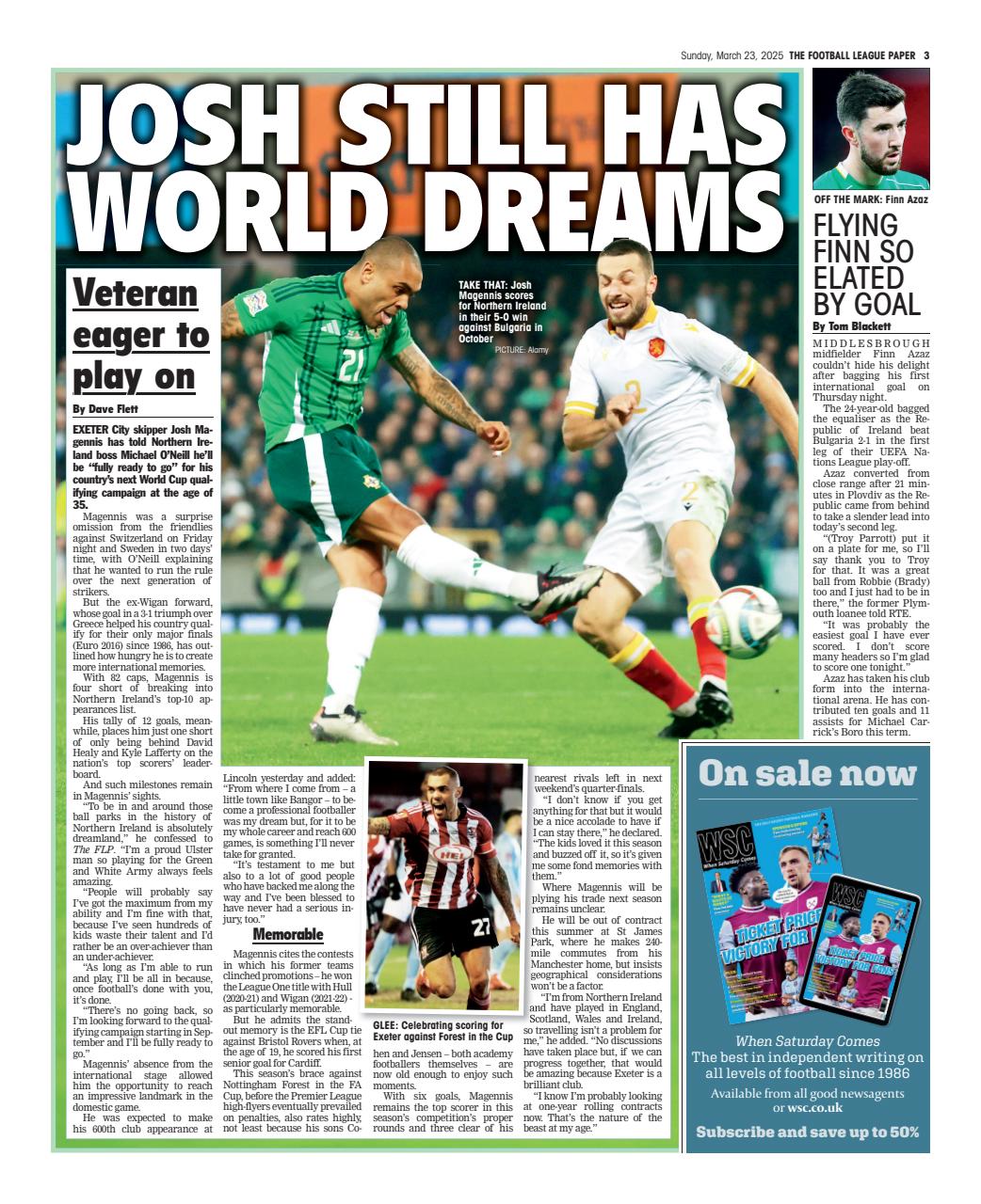 The Football League Paper Magazine - 23rd March 2025 Edição anterior