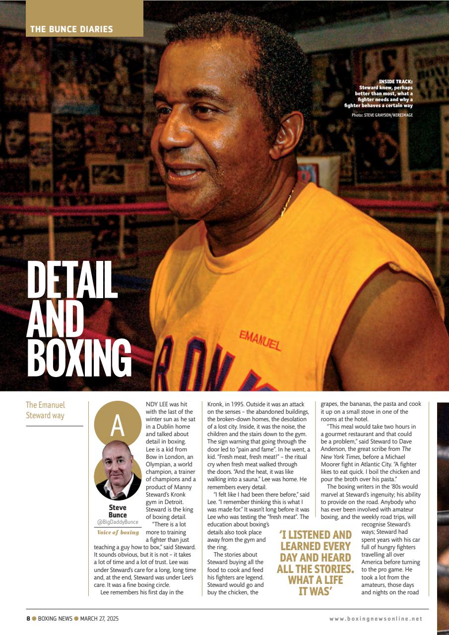 Boxing News Magazine Subscriptions and March 27 2025 Issue