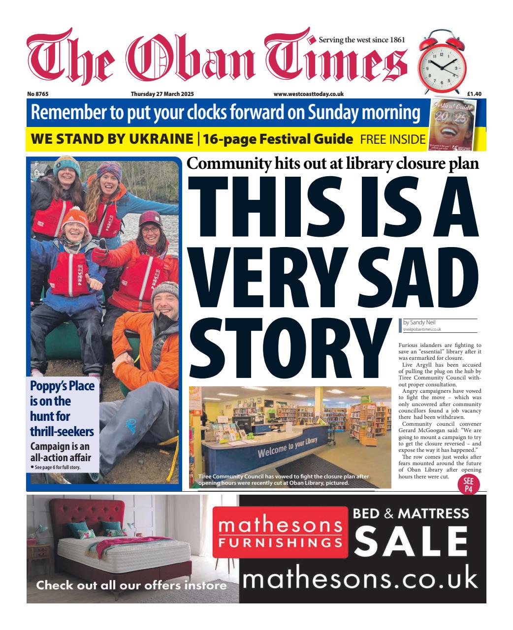 The Oban Times & Lochaber Times Magazine - Thursday, March 27, 2025 ...