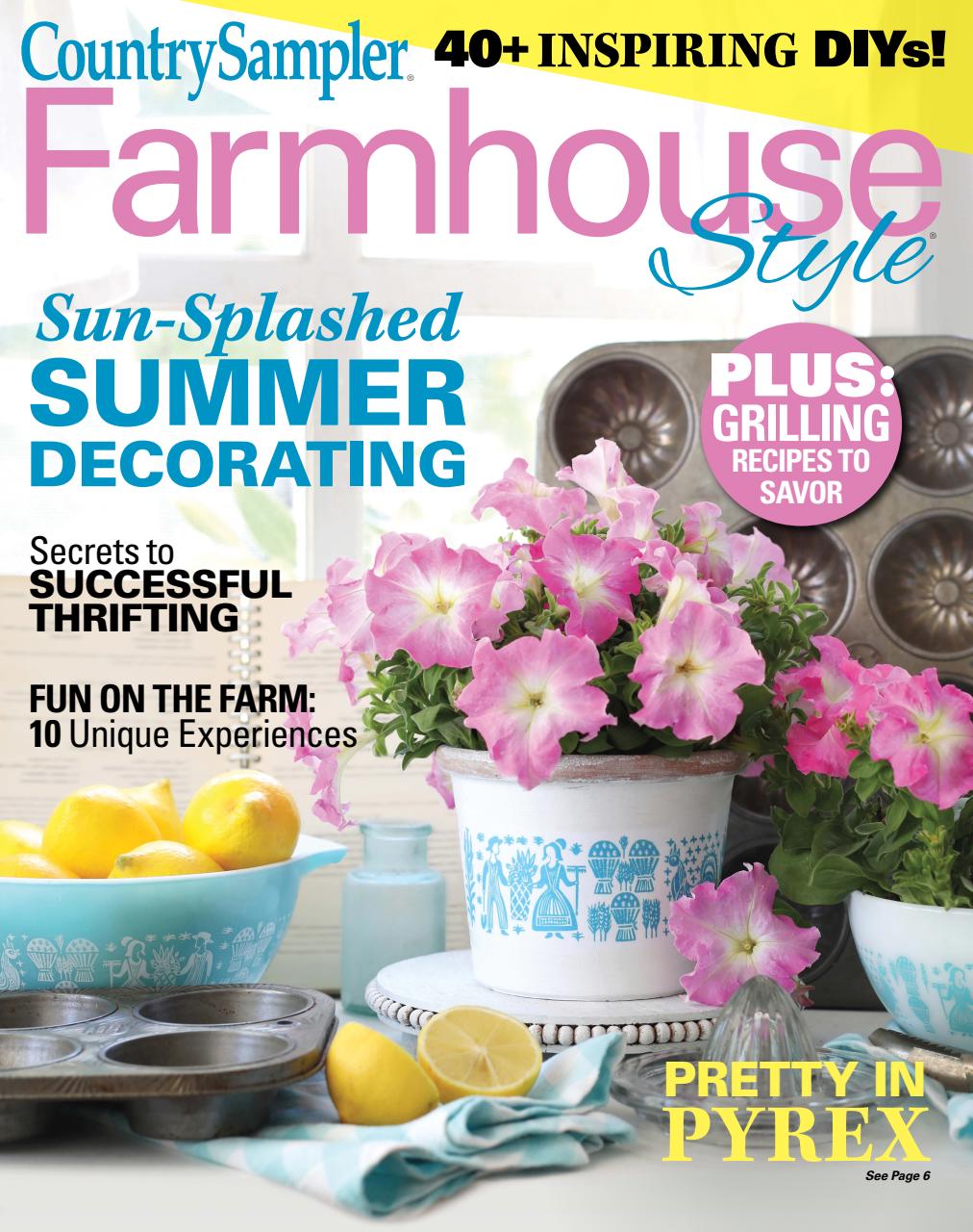 Farmhouse Style Magazine Subscriptions and Summer 2025 Issue