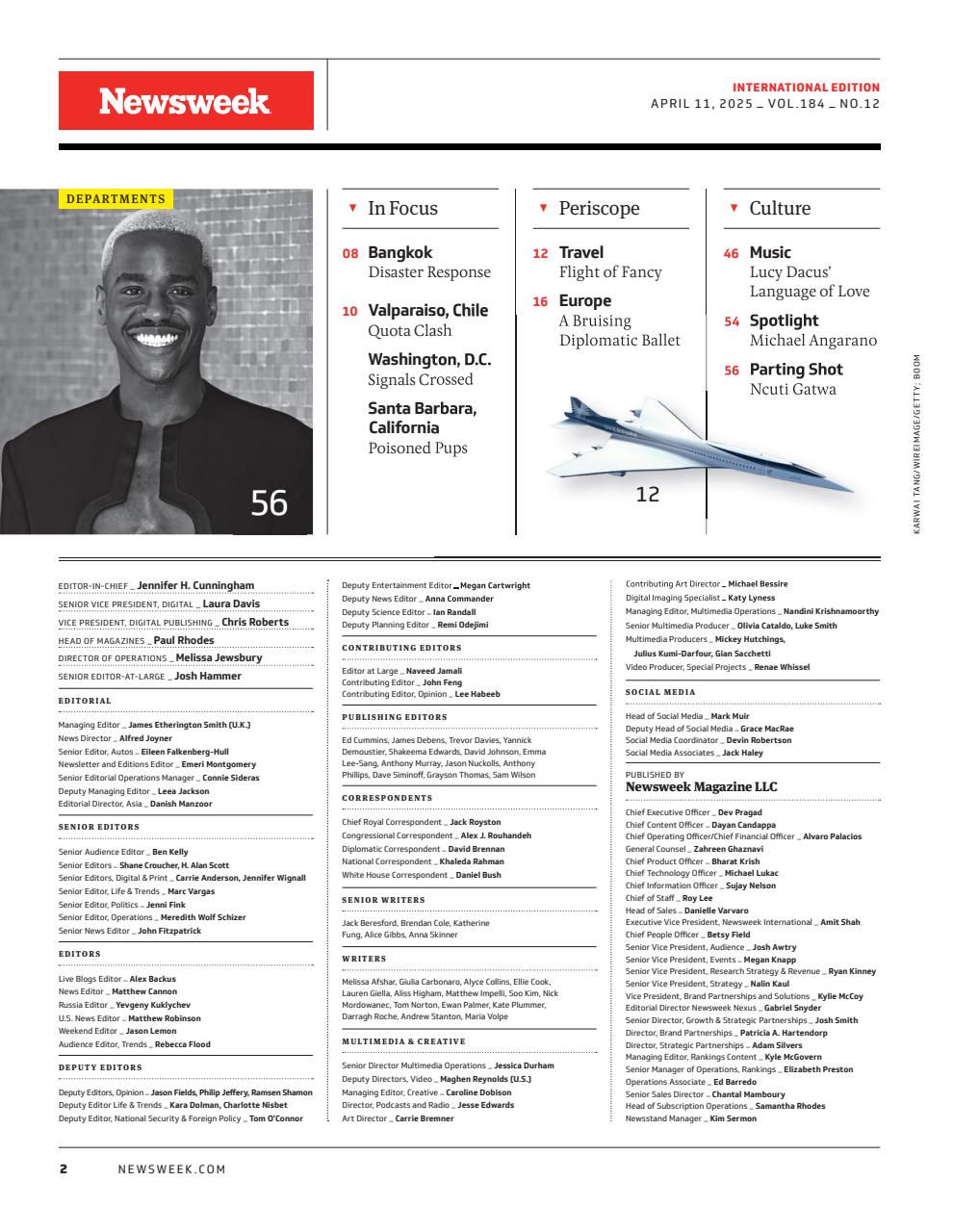 Newsweek International Magazine Subscriptions and 11-Apr-2025 Issue
