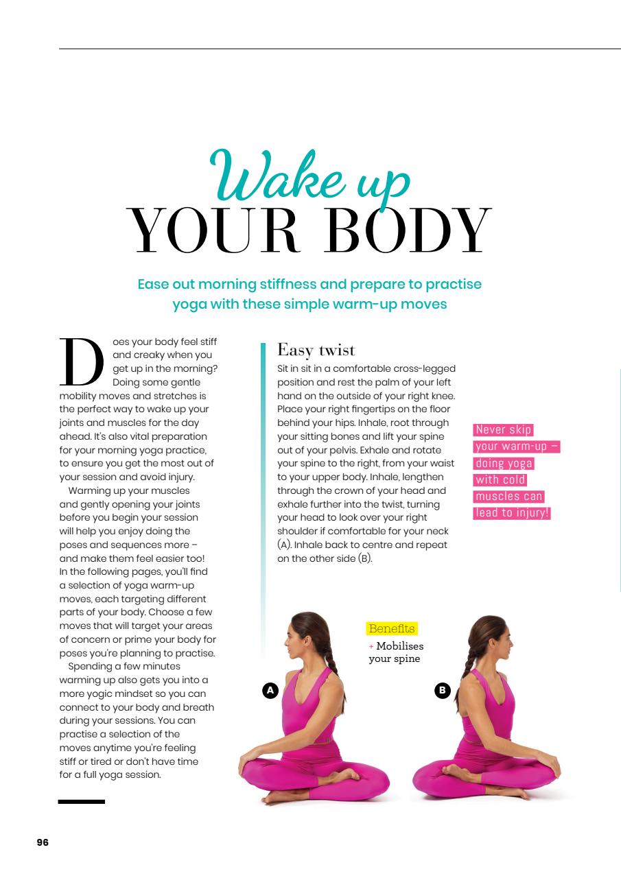 Lifestyle Bookazine - 10 Minute Morning Yoga Fourth Edition Back Issue