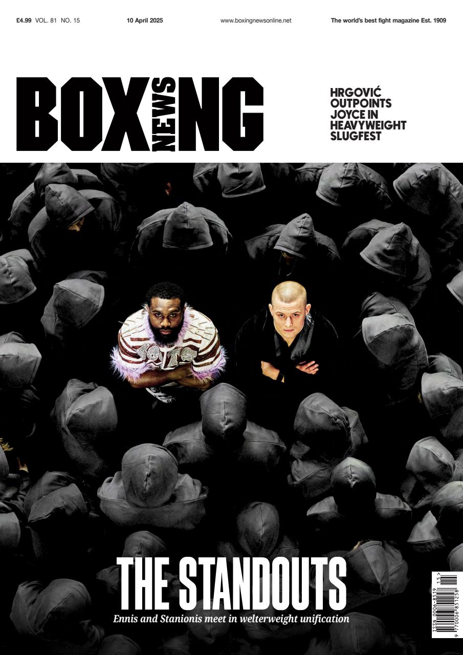 Boxing News Magazine Subscriptions and April 10 2025 Issue
