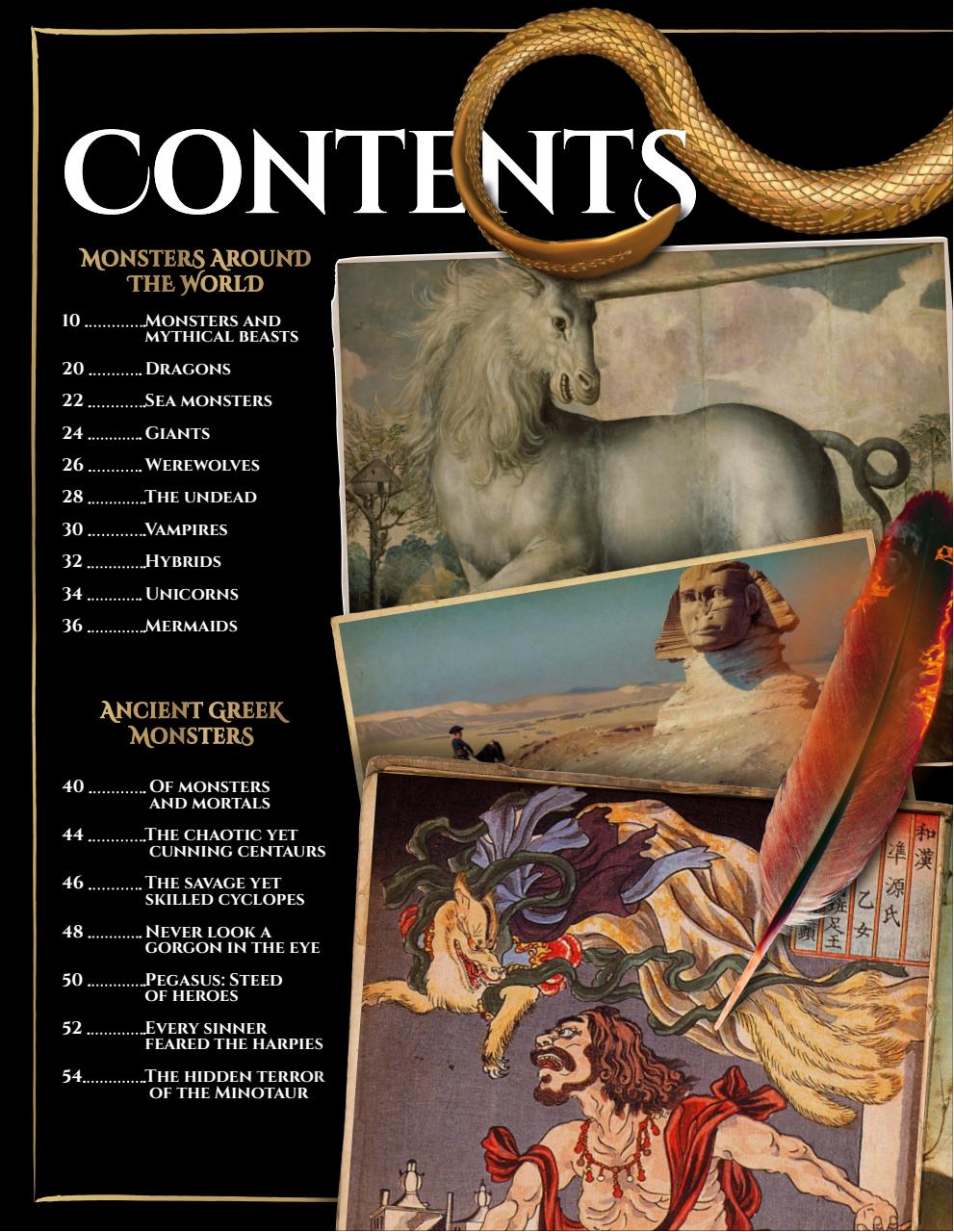About History Bookazine - All About History Monsters & Mythical Beasts ...