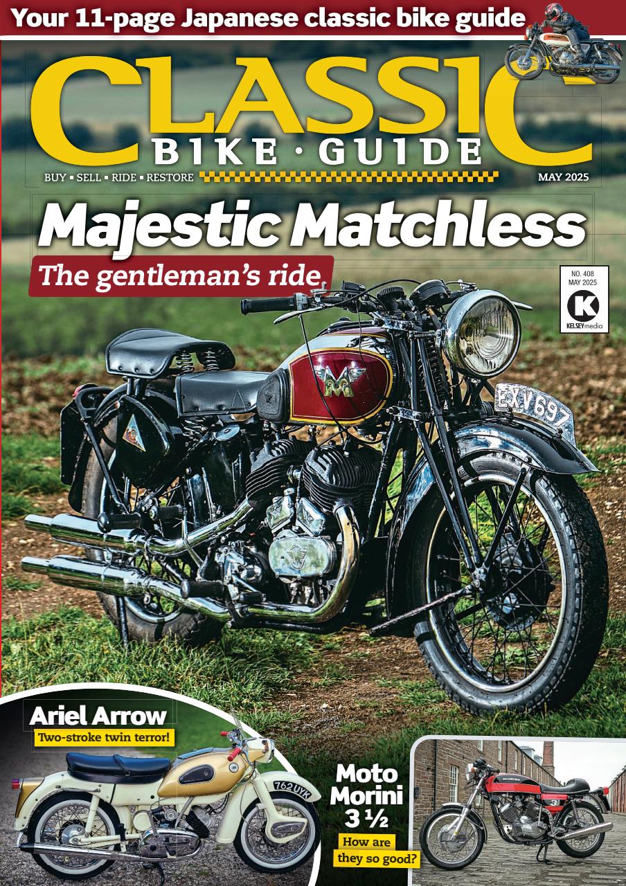 Classic Bike Guide Magazine Subscriptions and May 2025 Issue