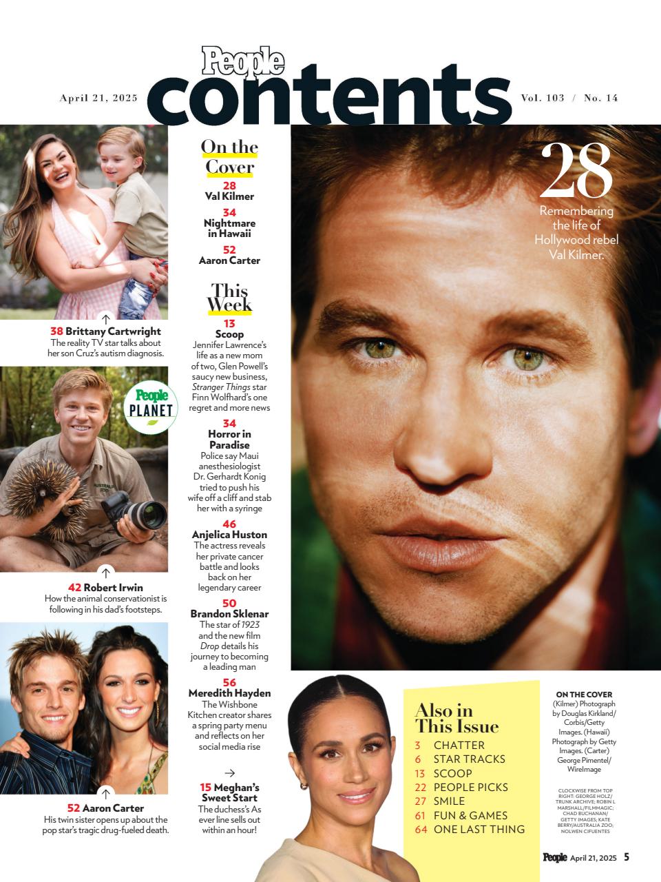 People Magazine Subscriptions and 21-04-2025 Issue