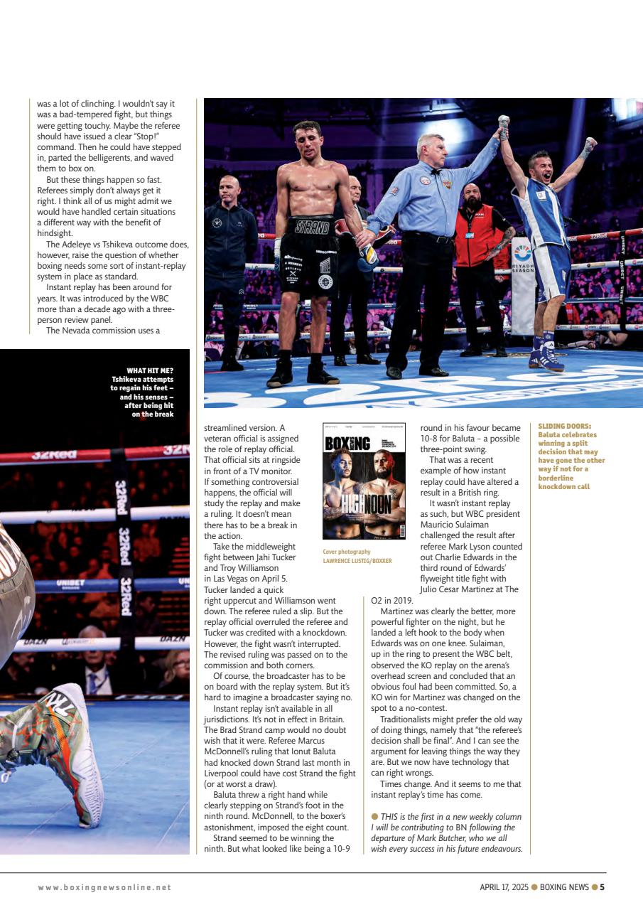 Boxing News Magazine Subscriptions and April 17 2025 Issue