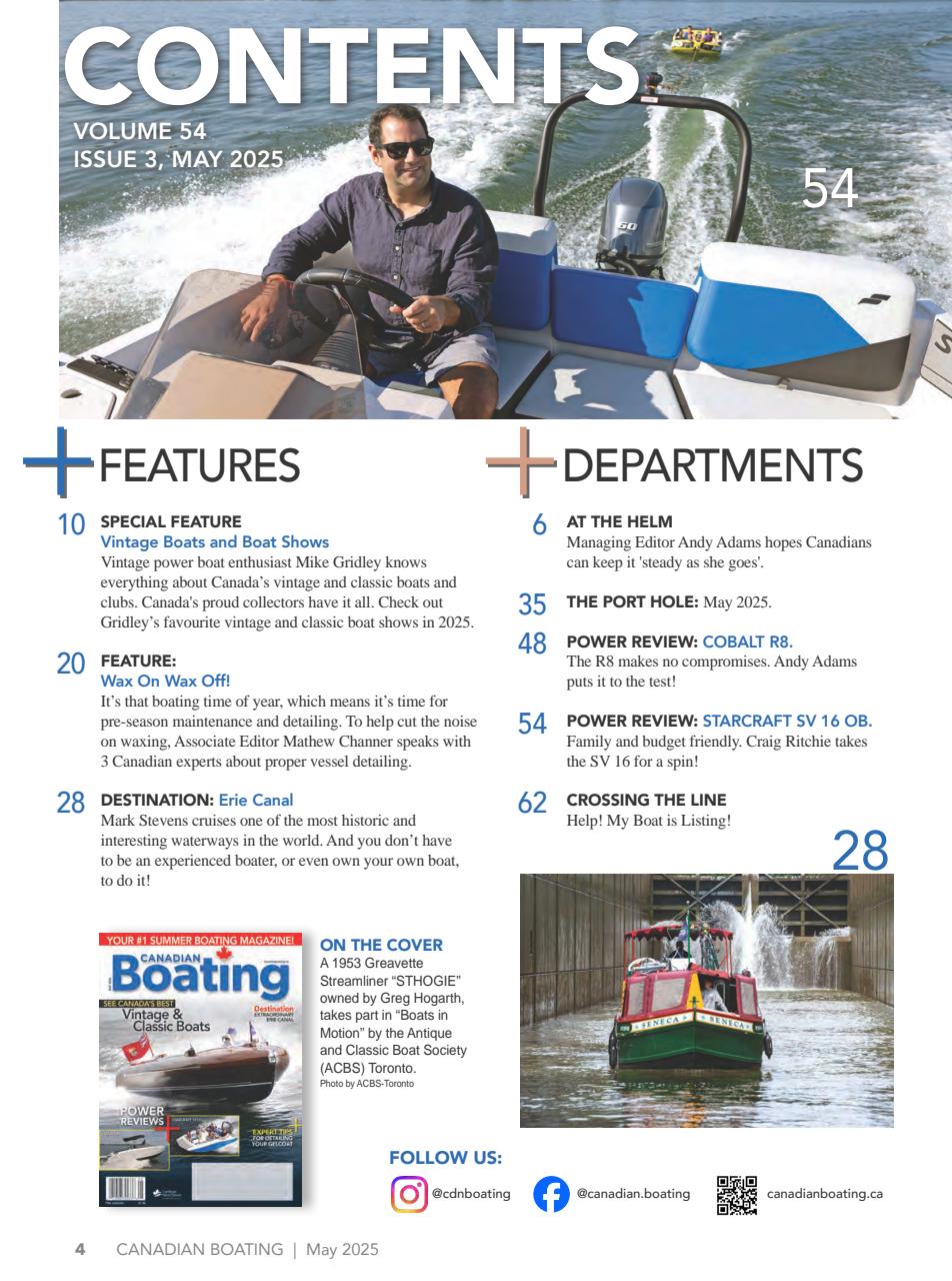 Canadian Boating Magazine - May 2025 Retour à l'édition précédente