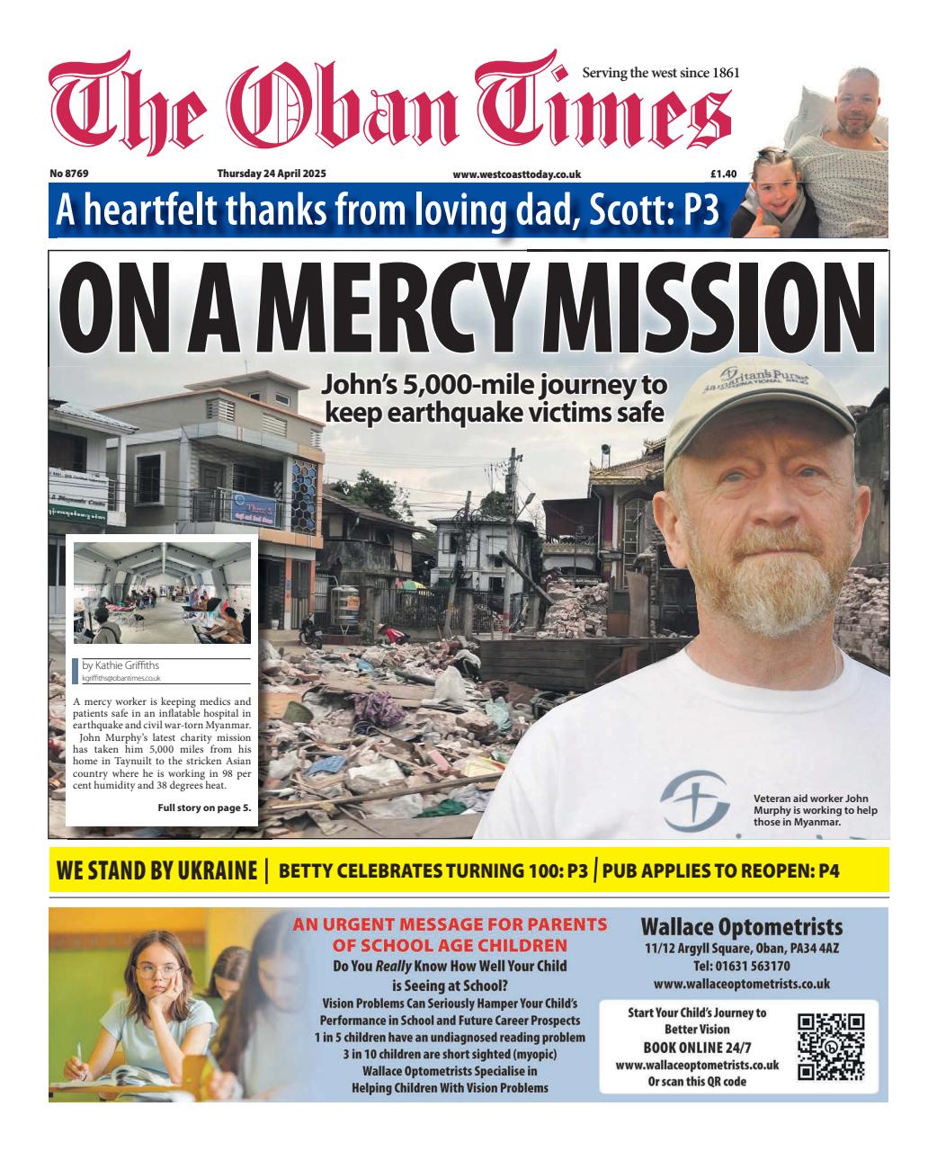 The Oban Times & Lochaber Times Magazine - Thursday, April 24, 2025 ...