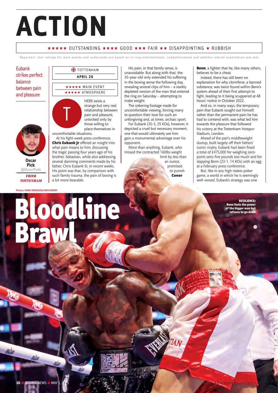 Boxing News Magazine Subscriptions and May 1 2025 Issue