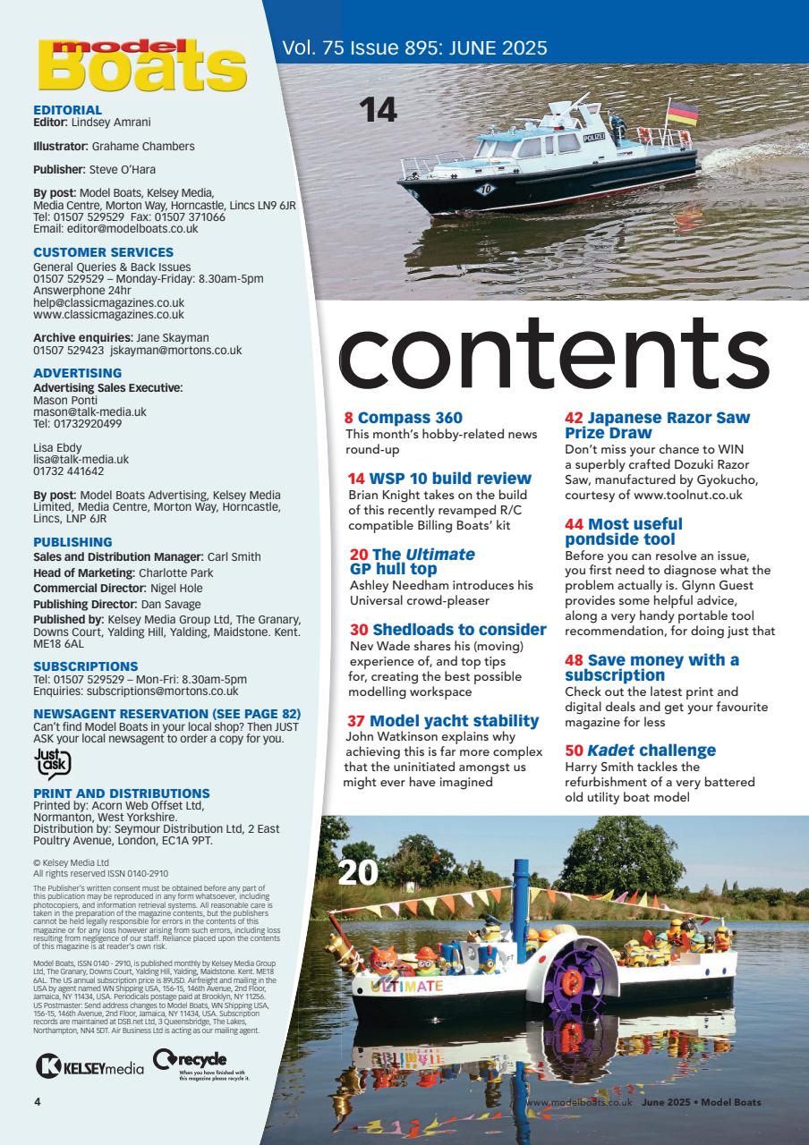Model Boats Magazine - June 2025 Edición anterior