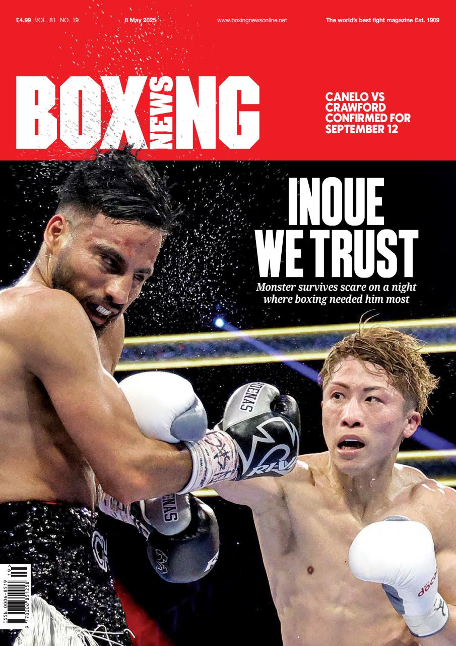 Boxing News Magazine Subscriptions and May 8 2025 Issue