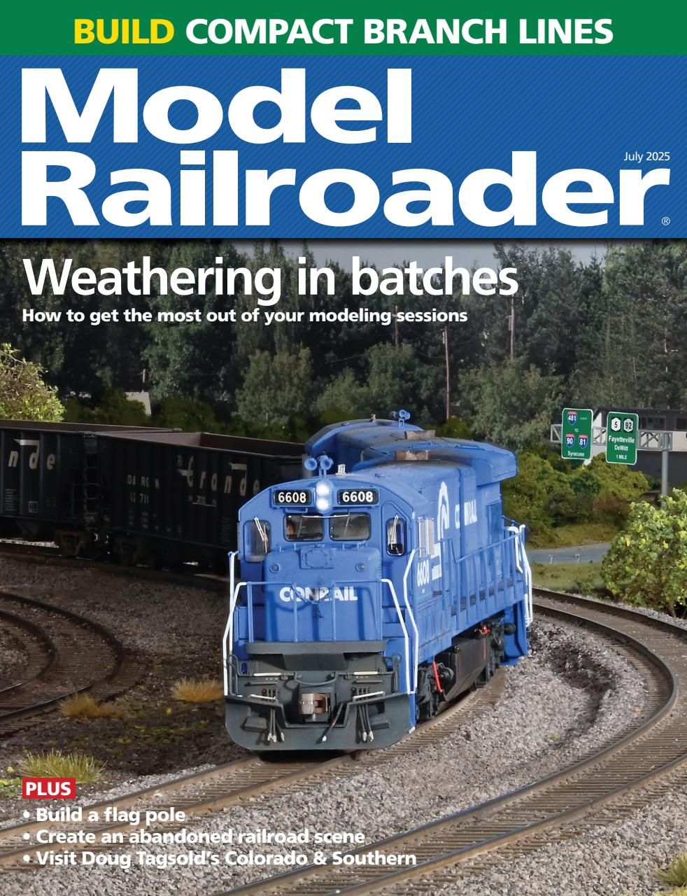 Model Railroader Magazine Subscriptions and 25-Jul Issue