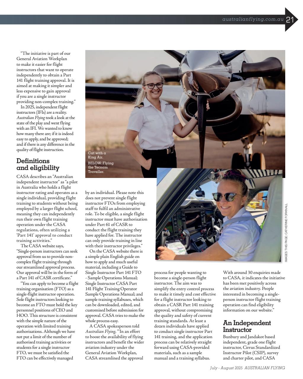 Australian Flying Magazine Subscriptions and Jul-Aug 2025 Issue