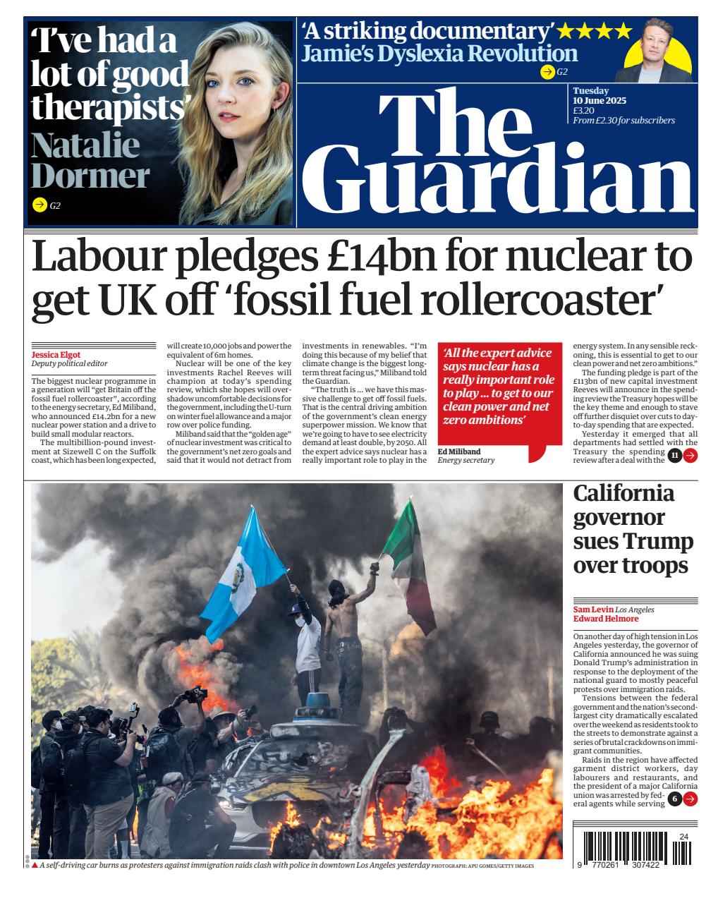 The Guardian Newspaper - Tuesday, 10 June 2025 Edição anterior