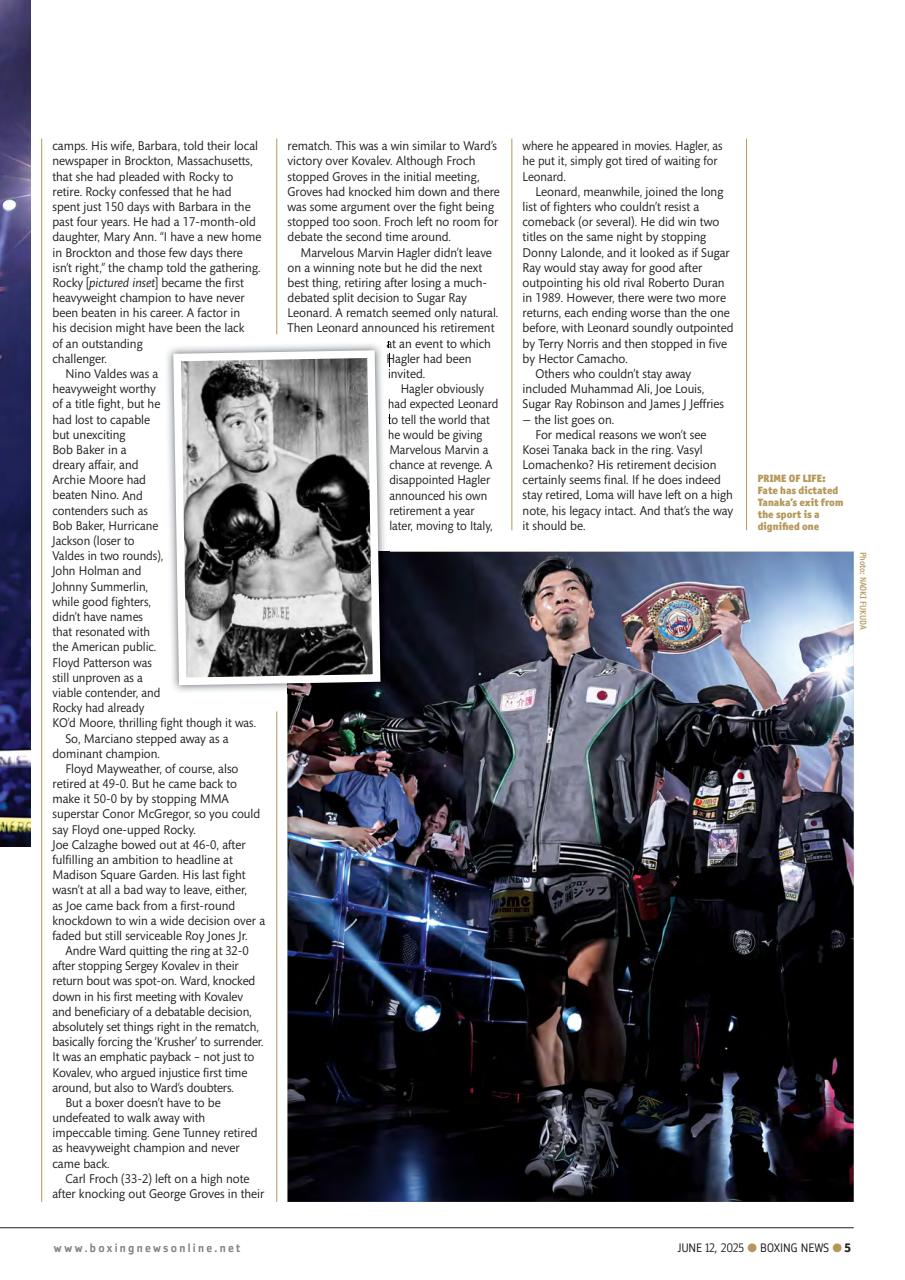 Boxing News Magazine Subscriptions and June 12 2025 Issue