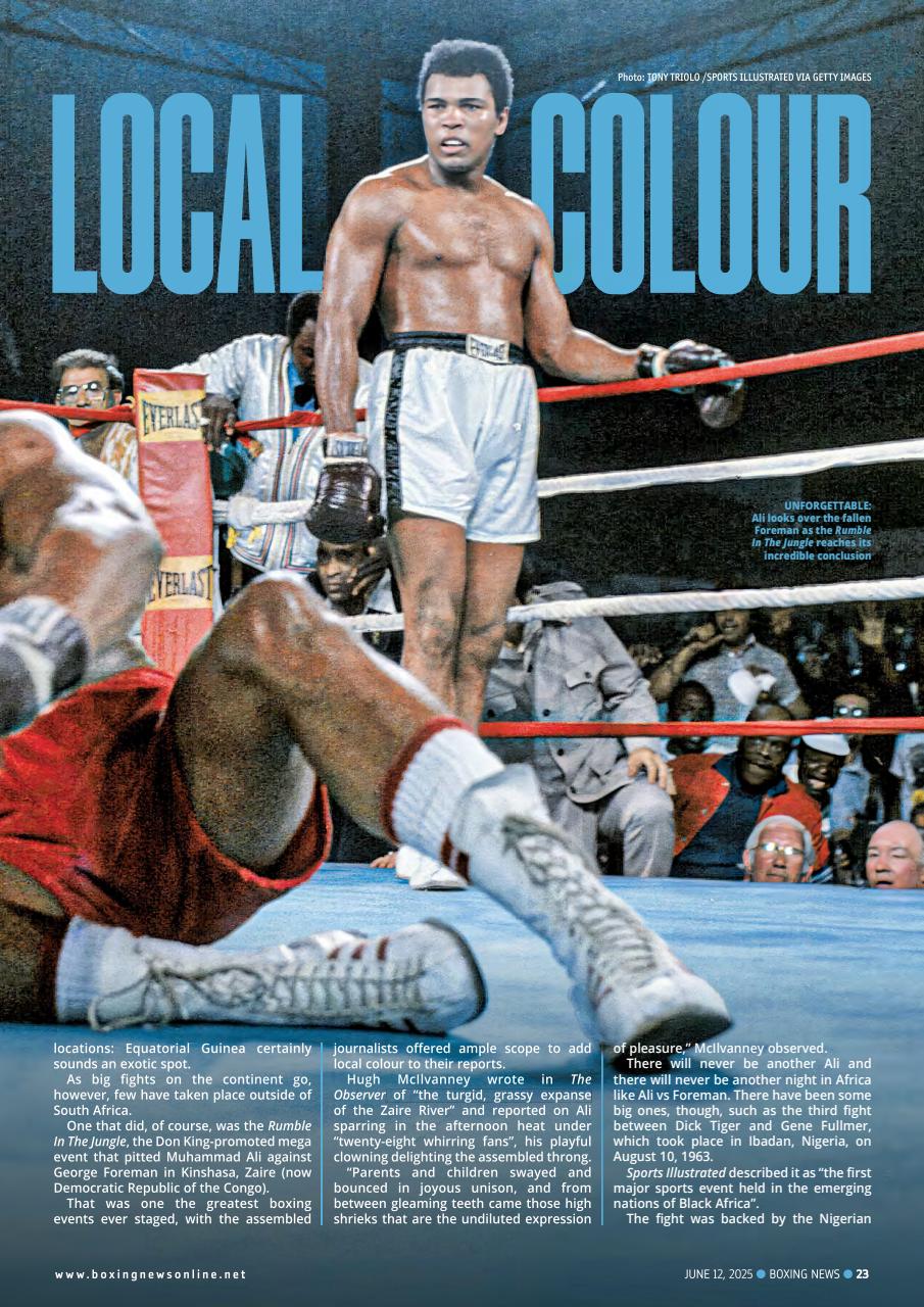 Boxing News Magazine Subscriptions and June 12 2025 Issue