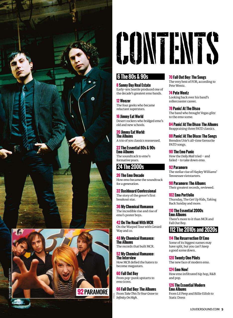 Music Magazine - The Story of Emo Second Edition Back Issue