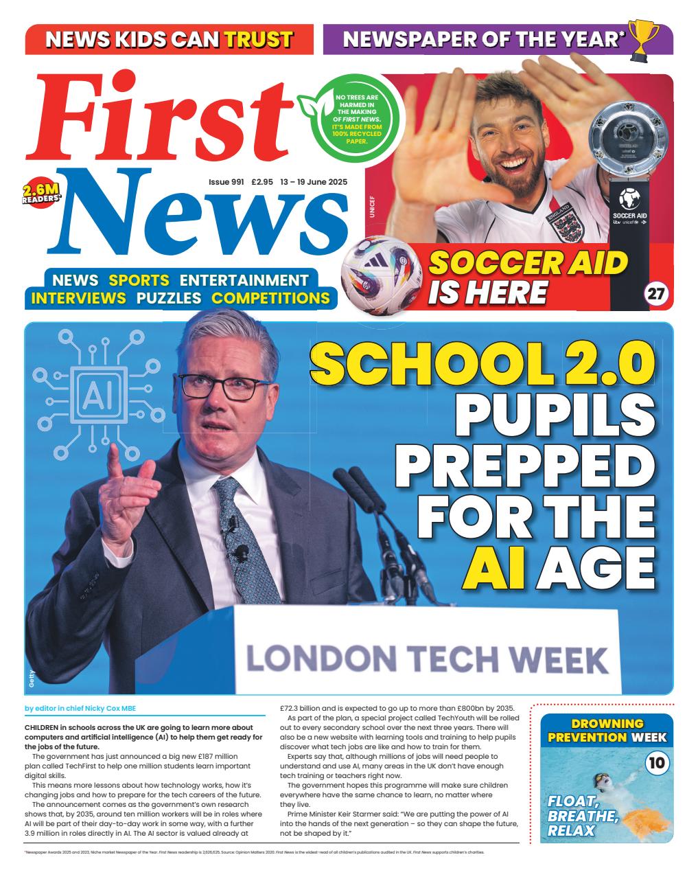 First News Magazine - First News Issue 991 Back Issue