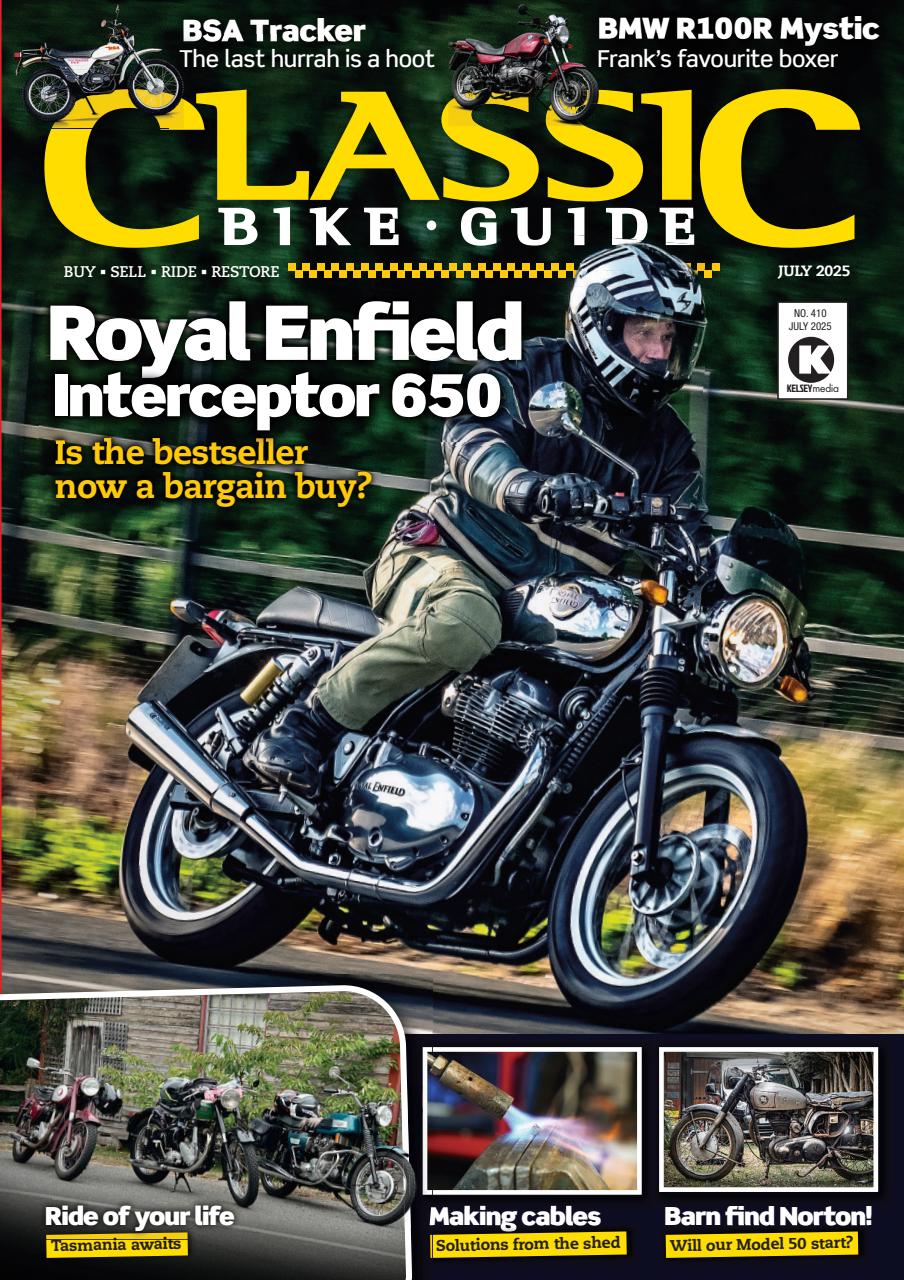 Classic Bike Guide Magazine Subscriptions and July 2025 Issue