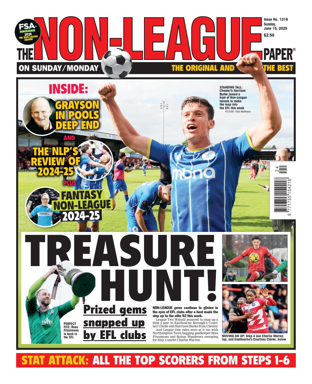 The Non-League Football Paper Magazine - 15th June 2025 Back Issue