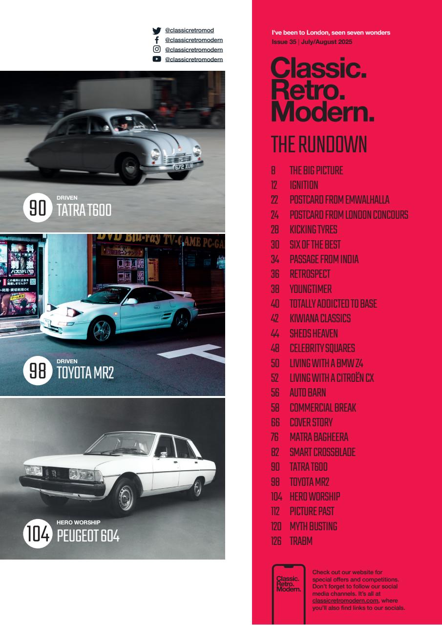 Classic Retro Modern Magazine Subscriptions and July/August 2025 Issue