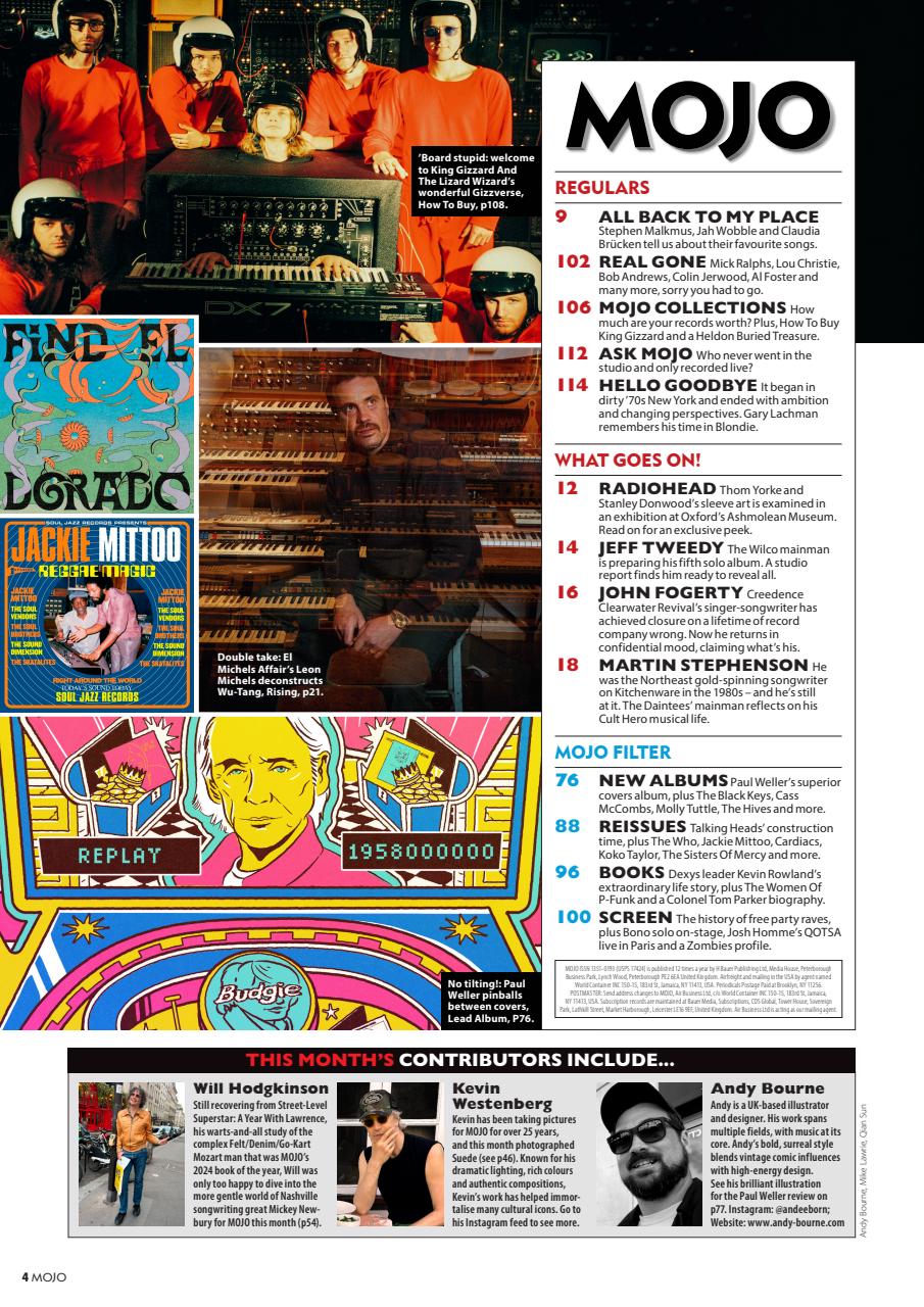 Mojo Magazine Subscriptions and Sep-25 Issue