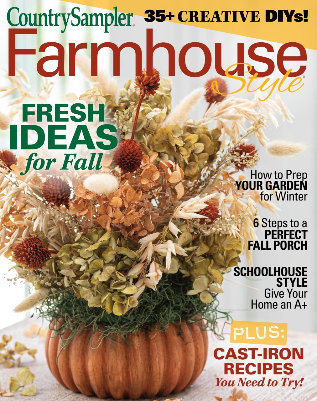 Farmhouse Style Magazine Subscriptions and Autumn 2025 Issue