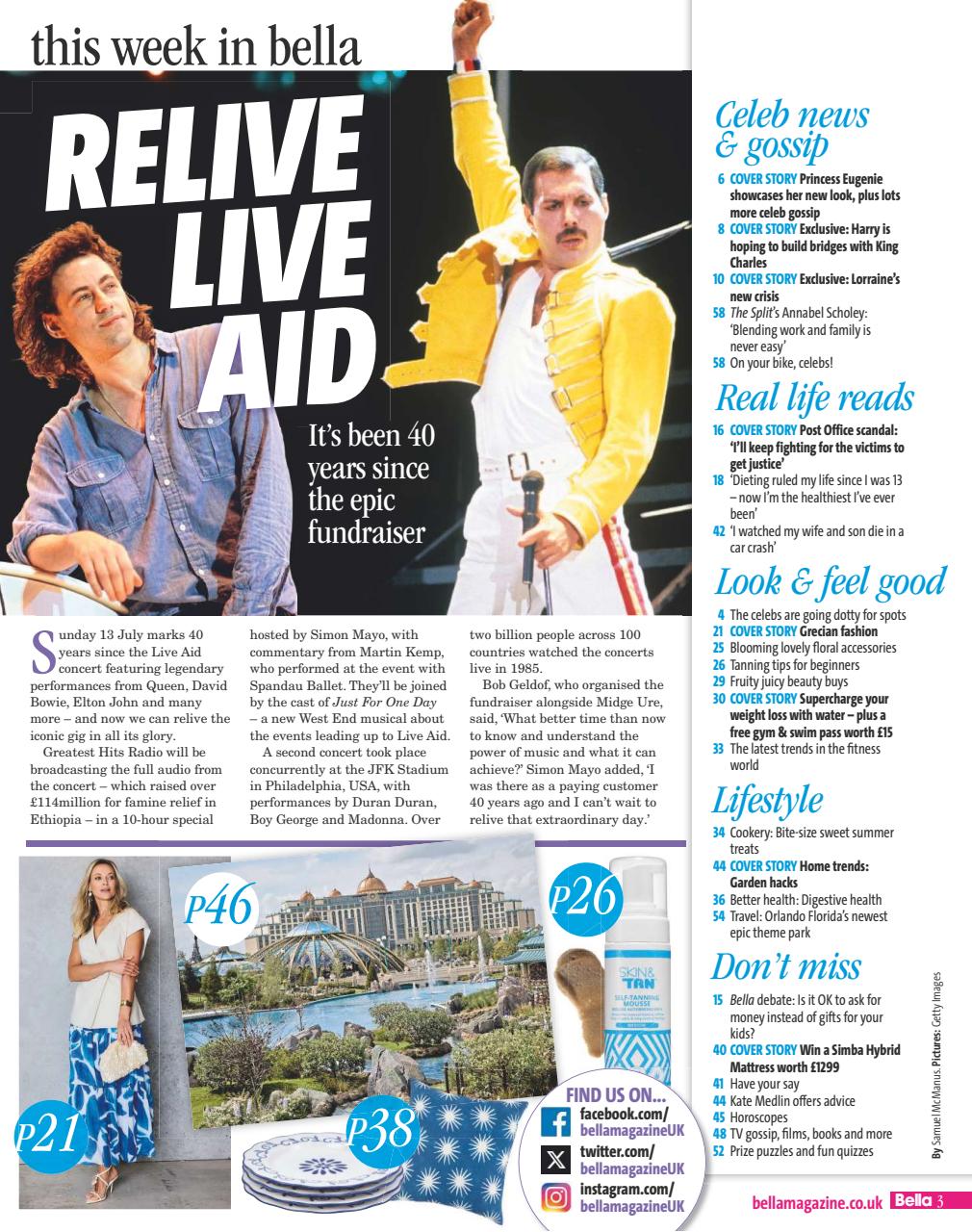 Bella Magazine Assinaturas e 15 July 2025 edição