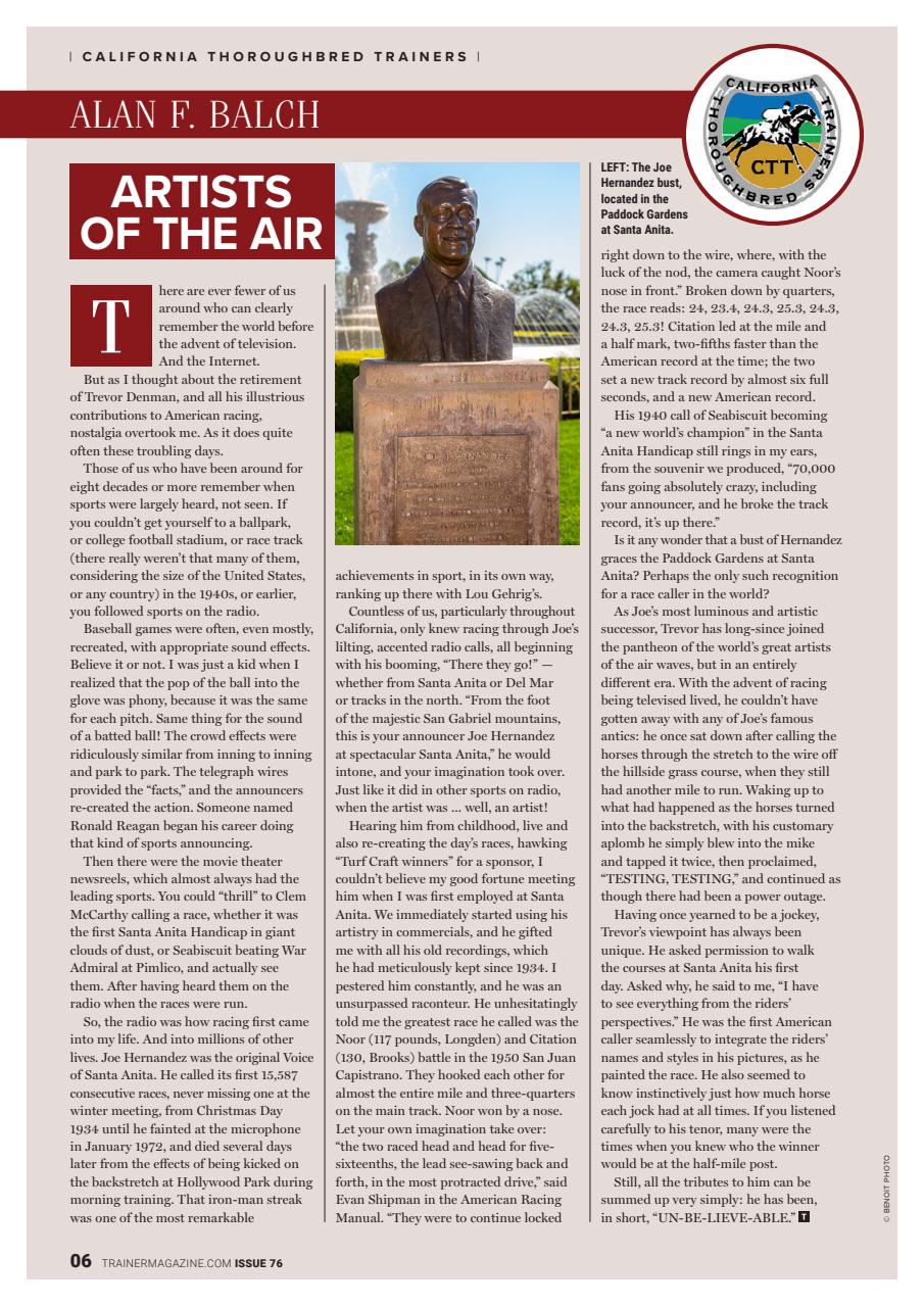 North American Trainer Magazine - horse racing - Triple Crown 2025 ...