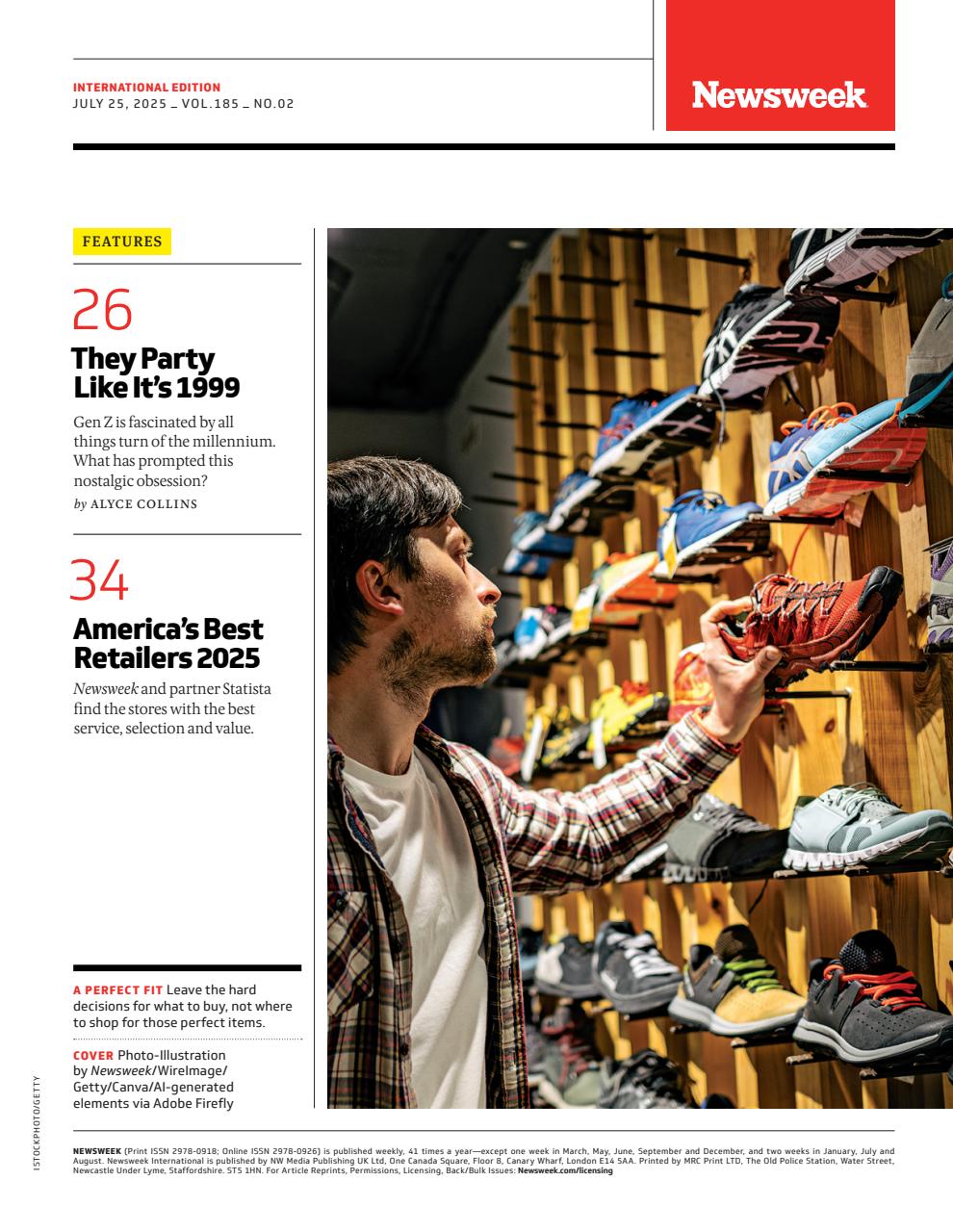 Newsweek International Magazine Subscriptions and 25-Jul-2025 Issue